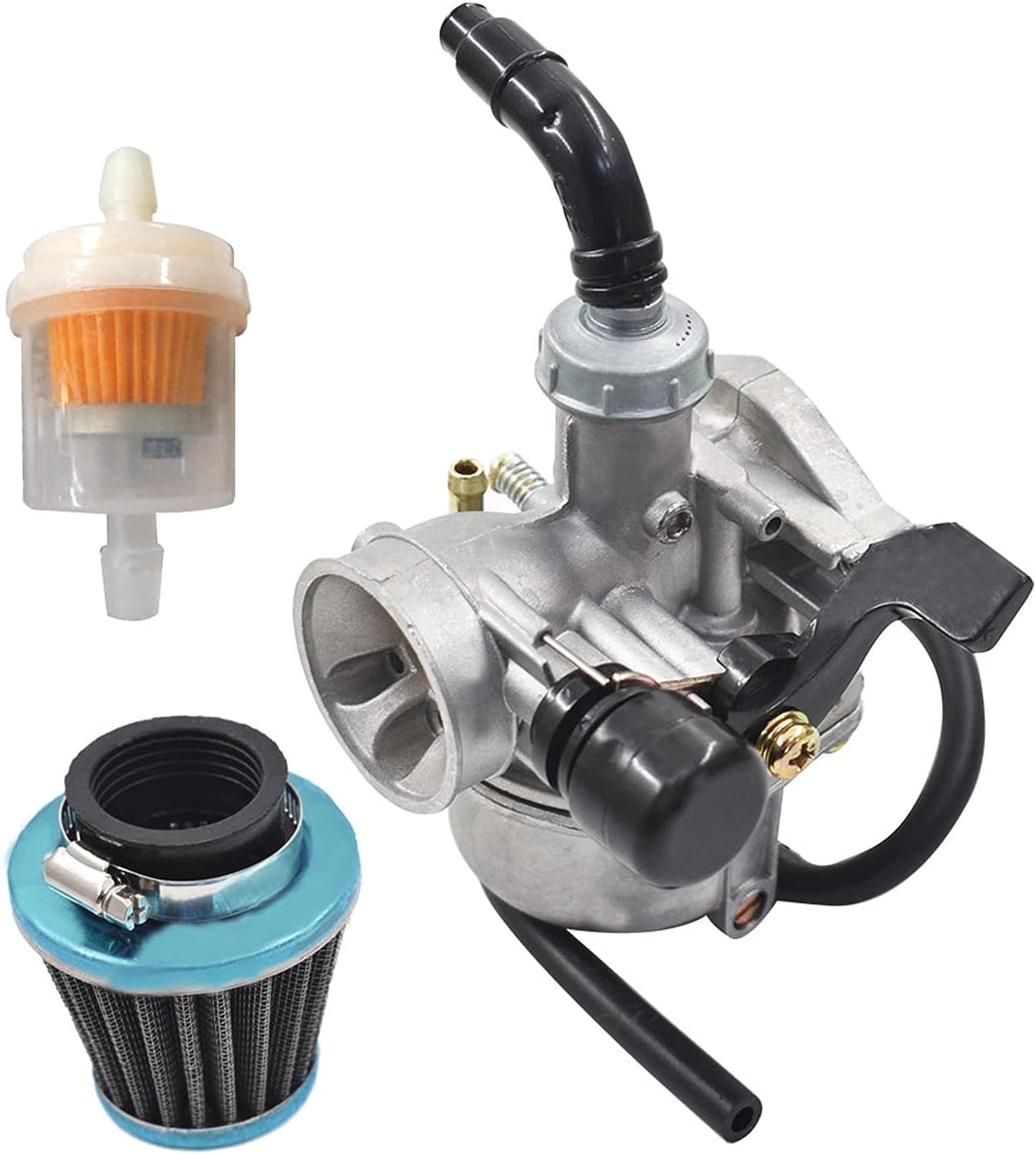 waltyotur PZ19 50CC 90CC 110CC Carburetor with Air Filter Replacement ...