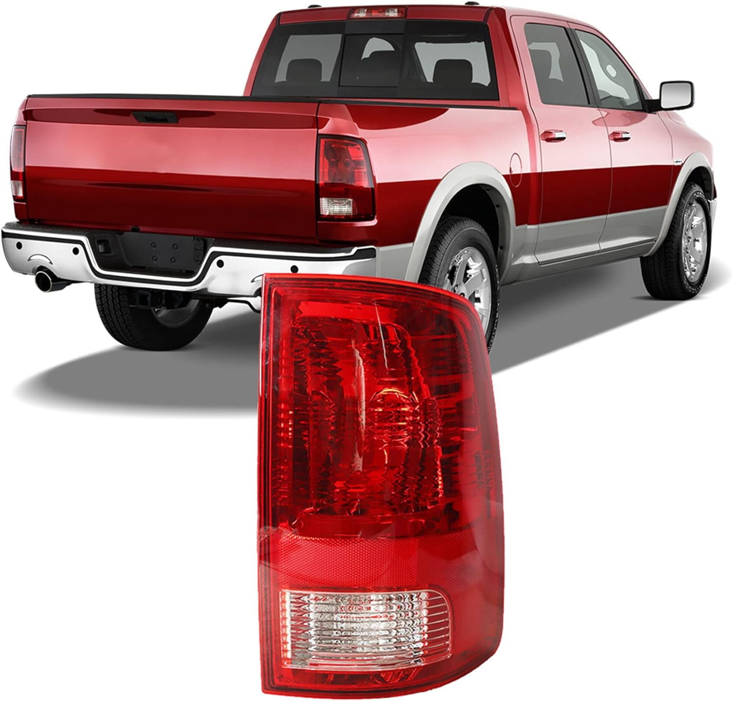 waltyotur Passenger Side Tail Light Replacement for 2009-2018 Ram 1500 ...