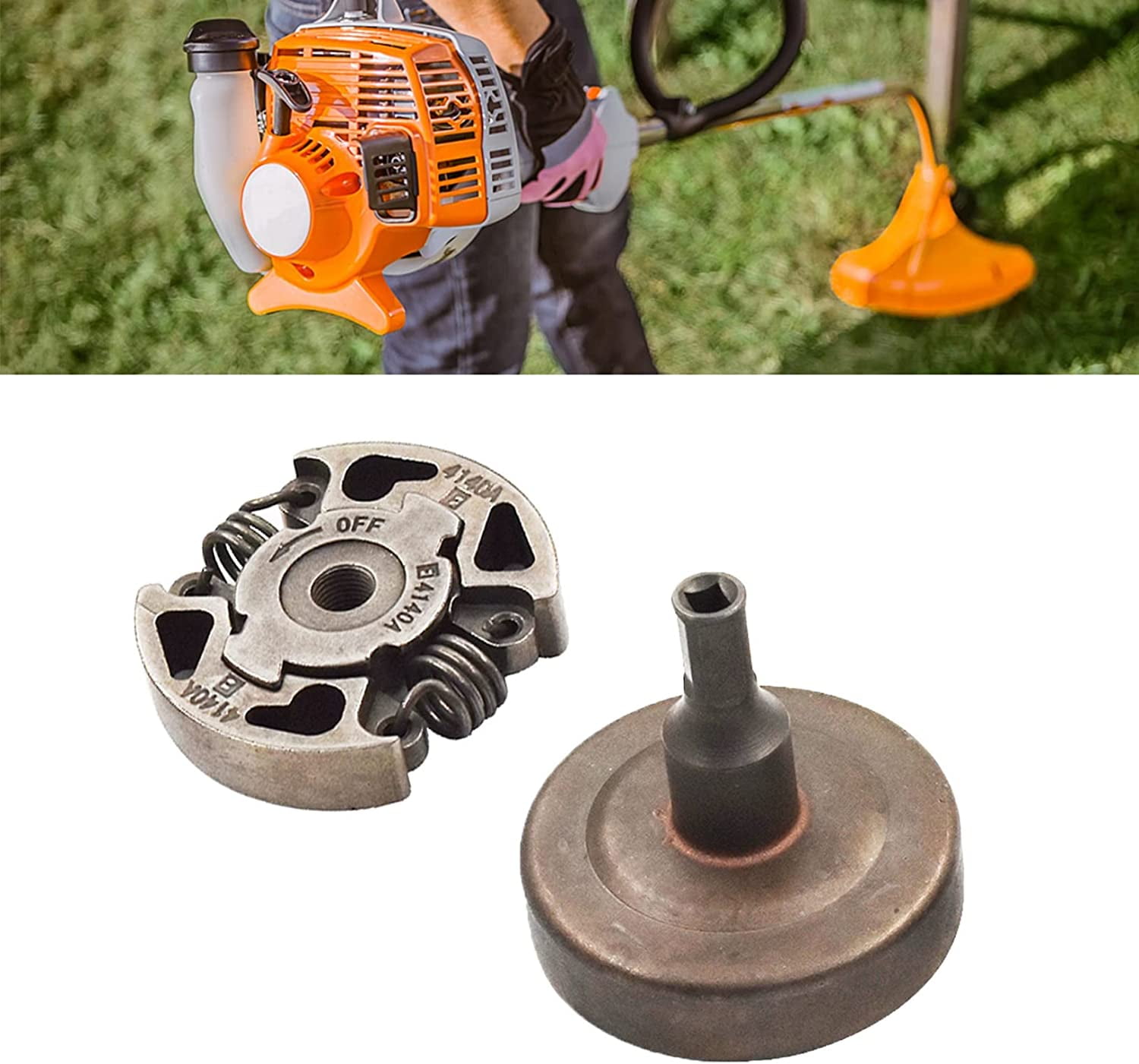 waltyotur String Trimmers Clutch Drum Kit Replacement for Stihl FS38 ...