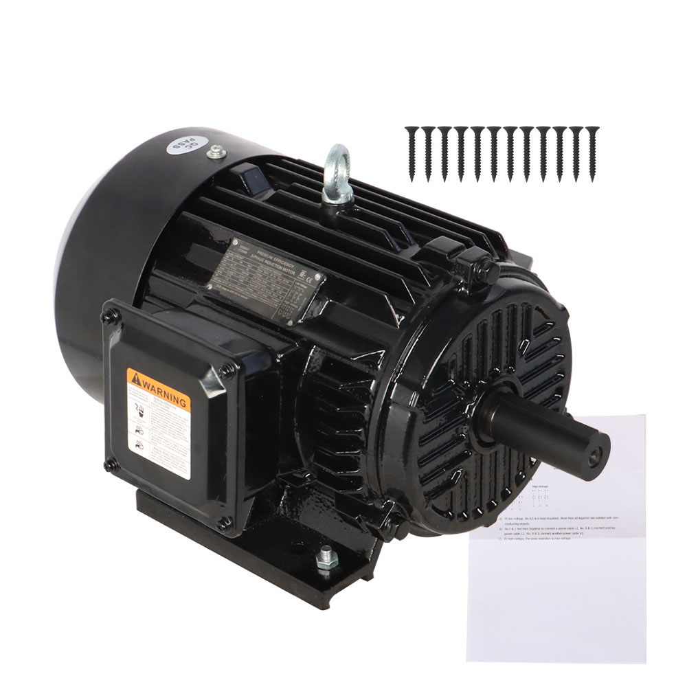 waltyotur Universal 5 HP Air Compressor Motor 184T 230/460V 1800RPM ...