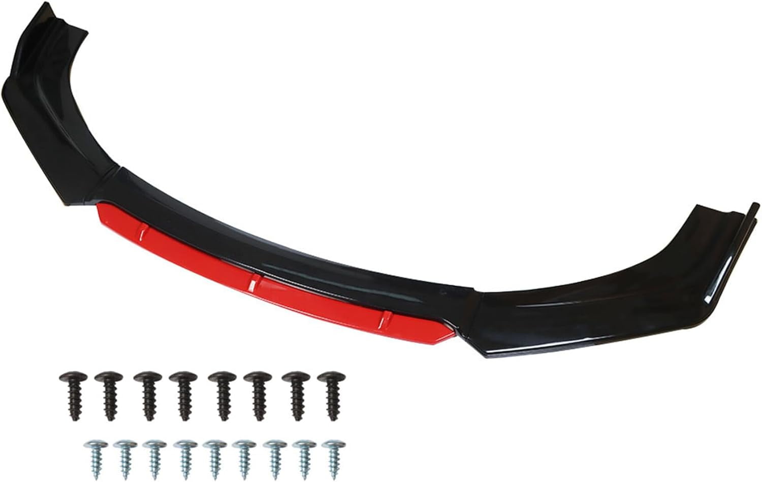 waltyotur Universal Front Bumper Lip 4 Pieces Kits Spoiler Splitter 2 ...