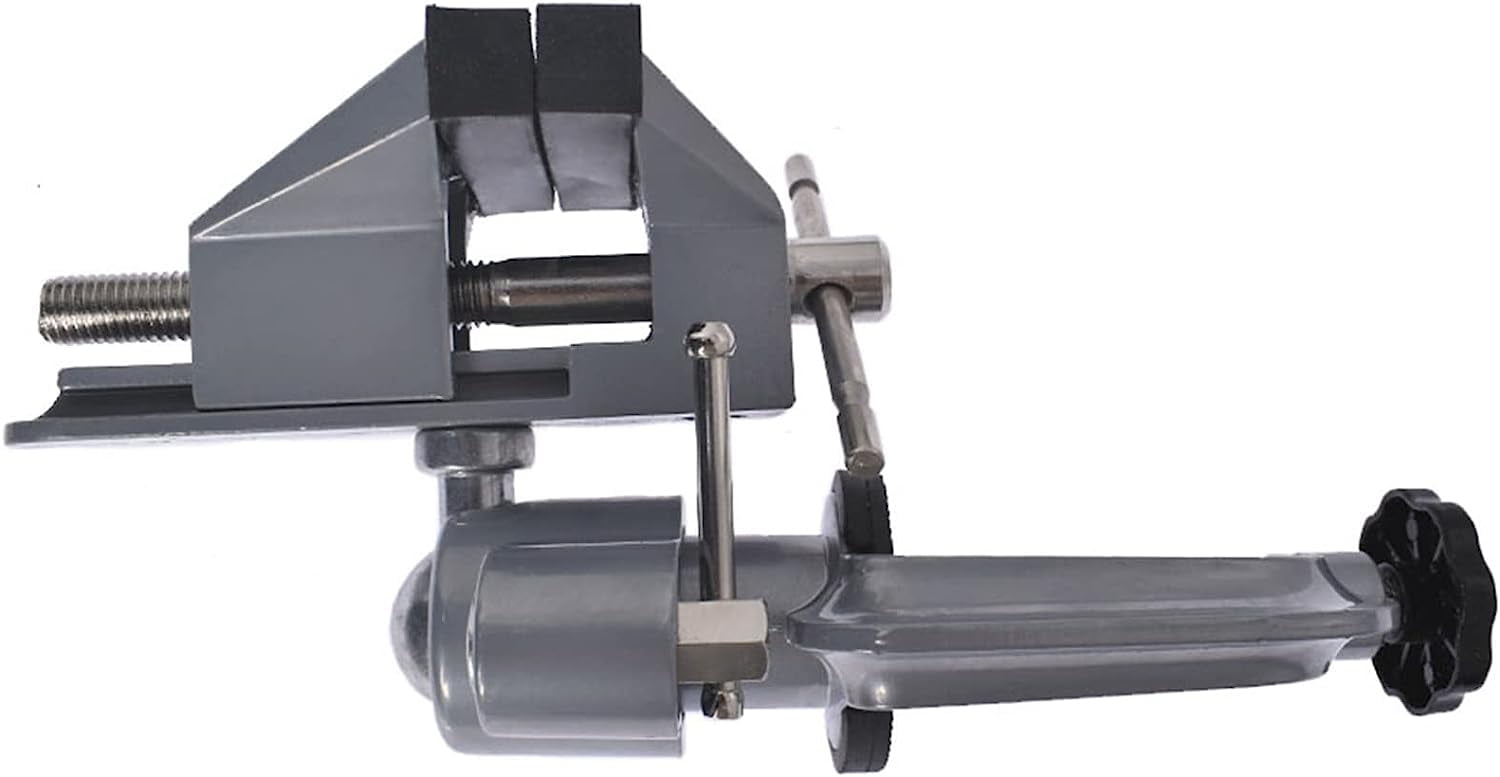 waltyotur Universal Table Bench Vise 3 Inch Aluminum Rotatable 360 ...