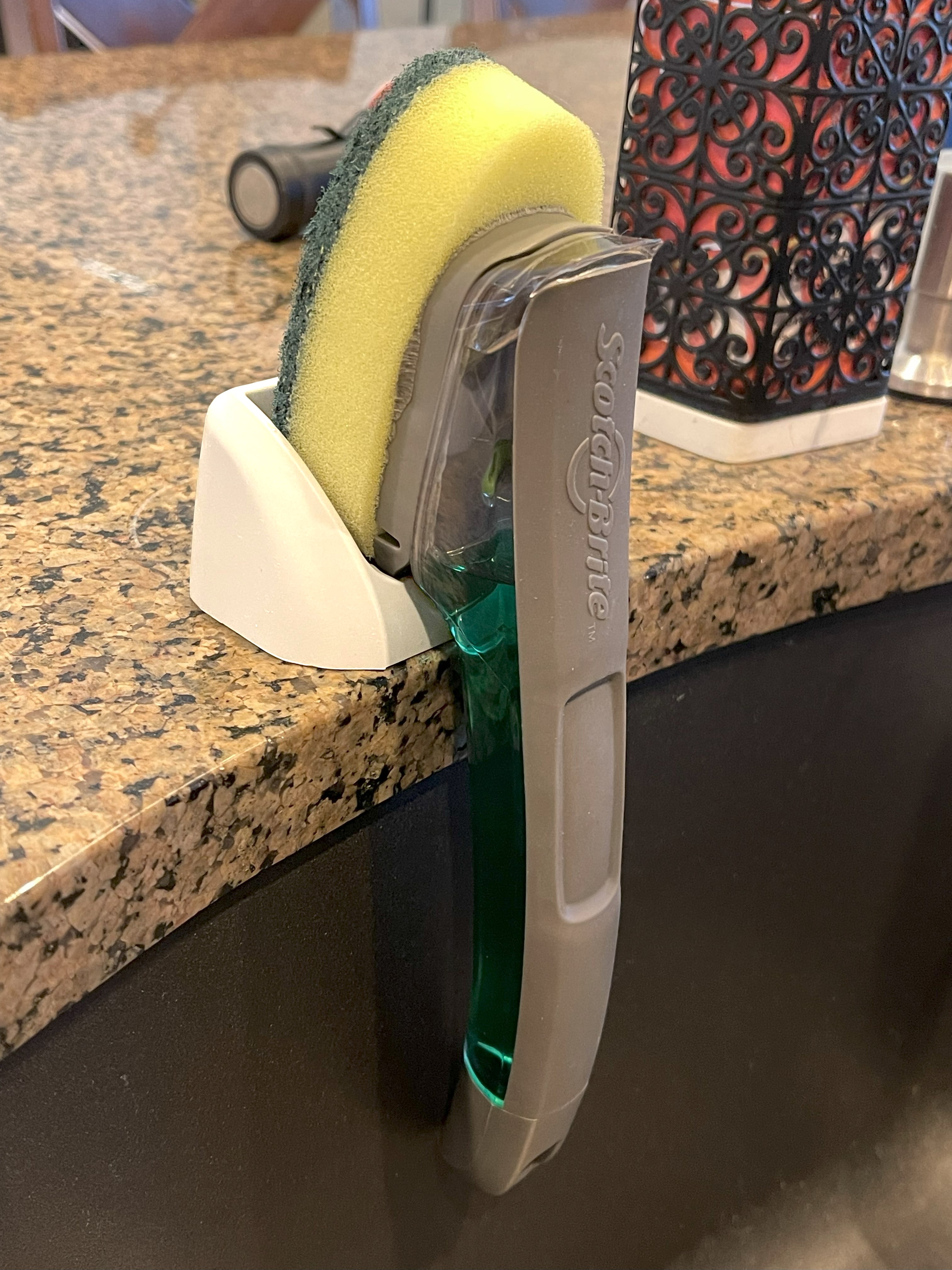 wandDOCK™ - Silicone Storage Dock / Sink Caddy for ScotchBrite ...