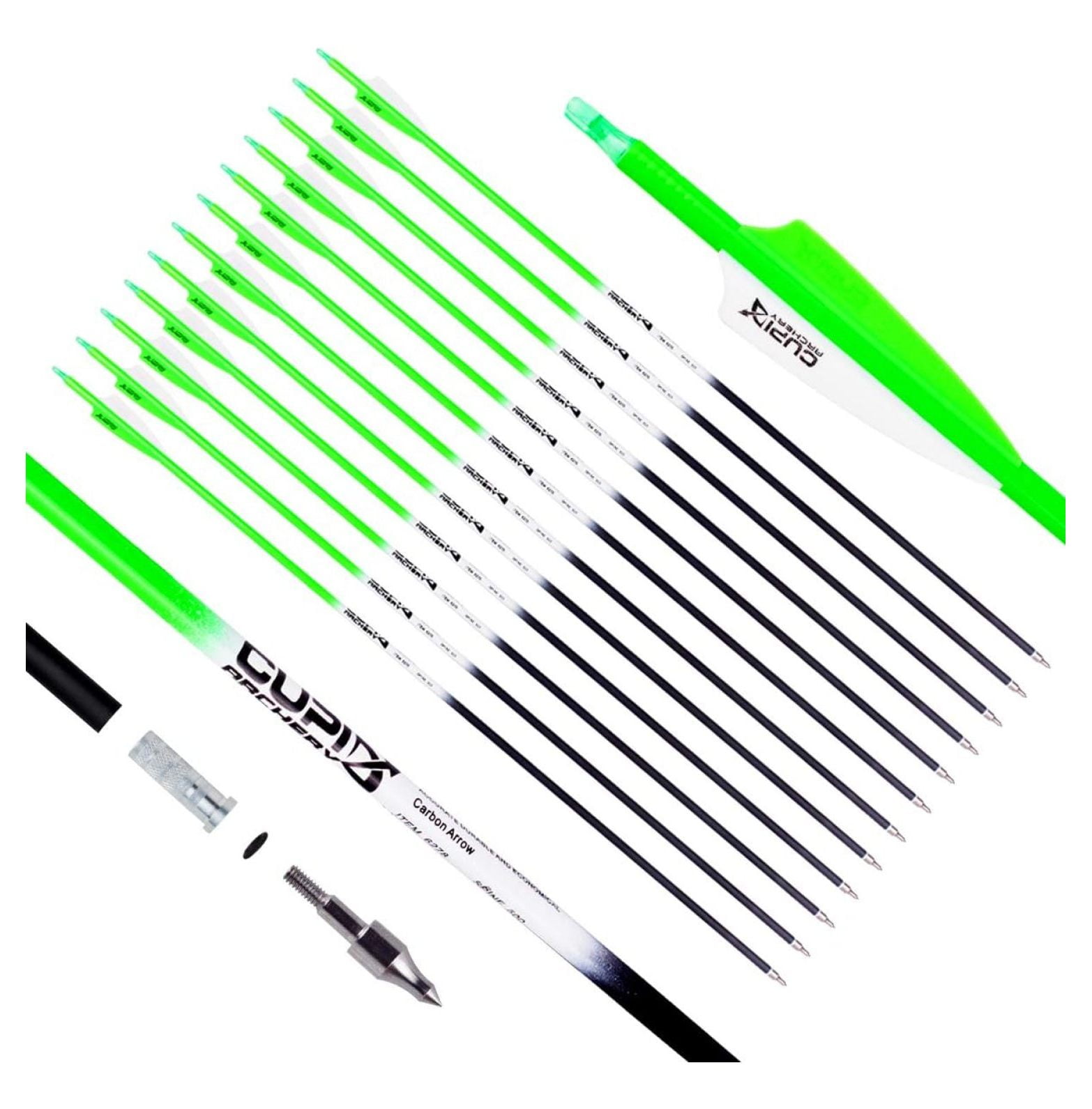 wang hao ran Carbon Arrow Archery 30inch Hunting Target Practice Arrows ...