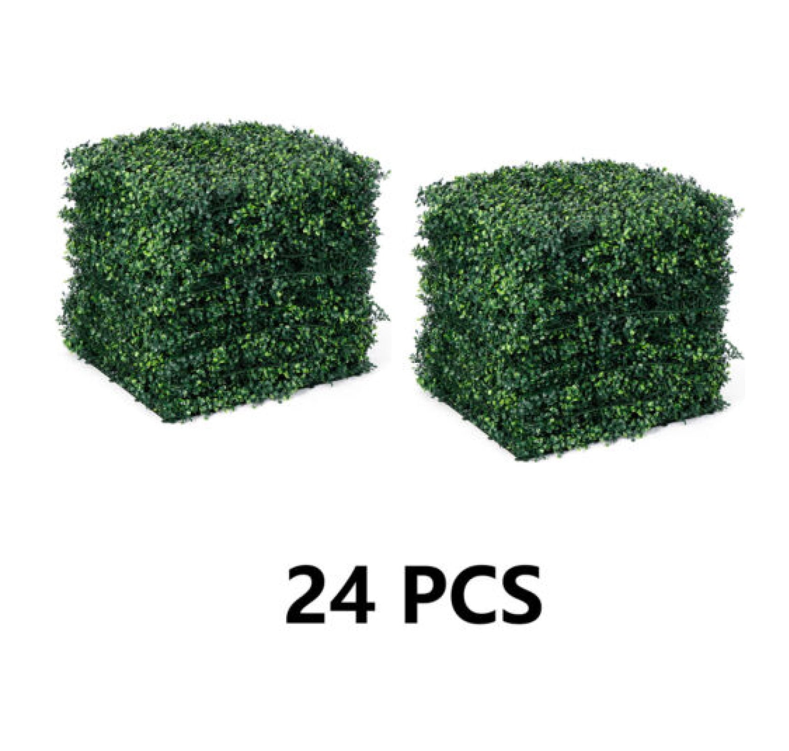wangc123 24Pack 20"x 20" Grass Wall Panels Artificial Boxwood Panels ...