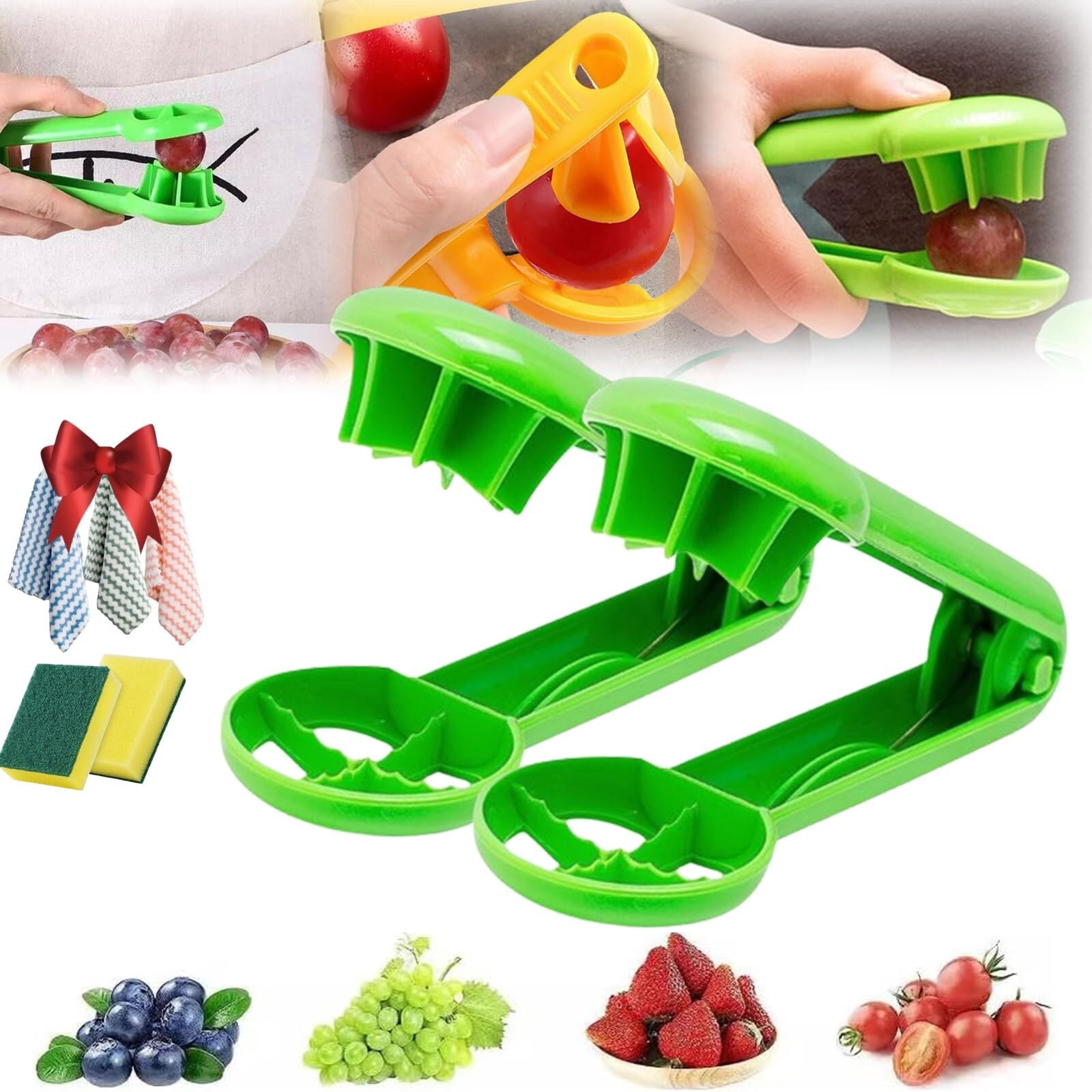 wangli Cherry Tomato Strawberry Slicer, 2025 New Grape Cutter Grape ...
