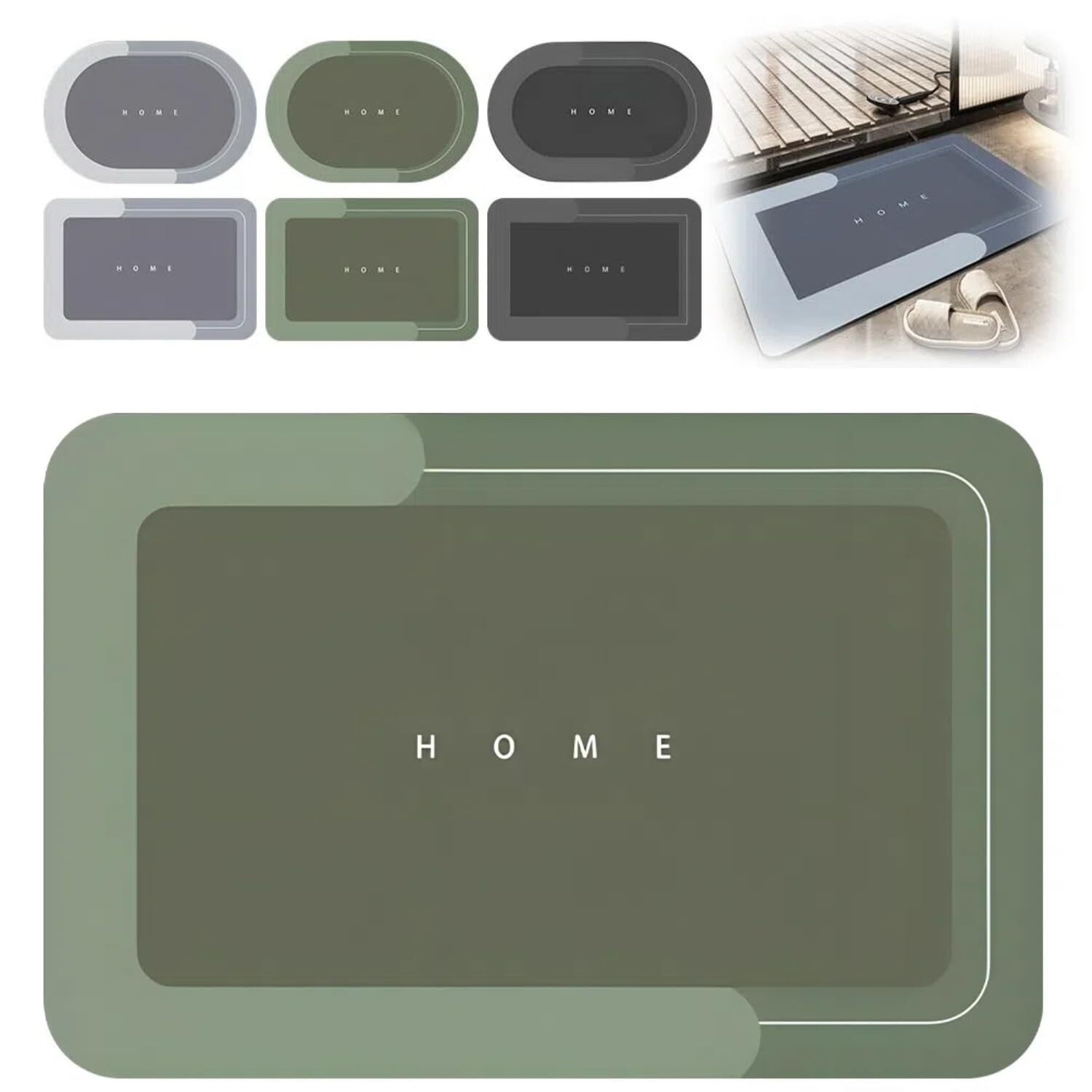 wangli Modernized Magic Mat Bathroom, 2025 Upgraded Bath Mat ...