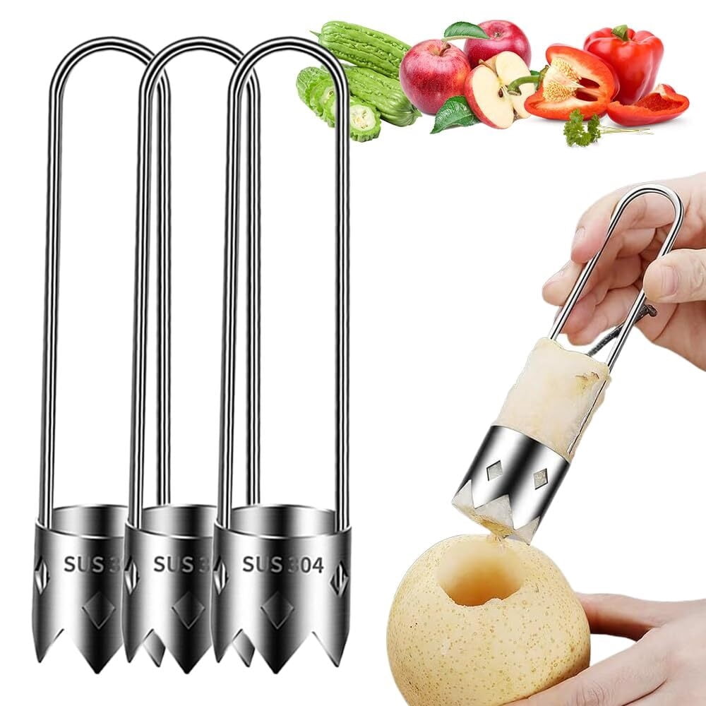 wangli Red Bell Pepper Seed Corer, Fruit and Vegetable Corer Tool with ...