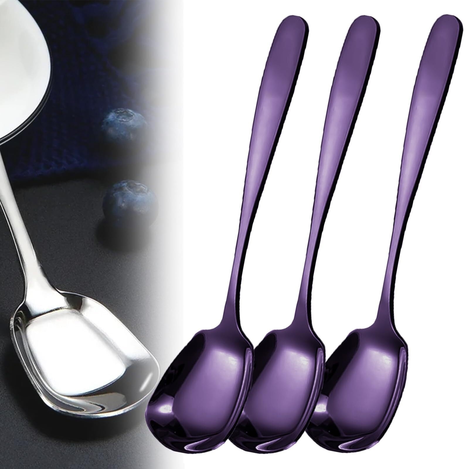 wangqiang Arithmeticn Square Head Stainless Steel Spoons, 2024 New ...