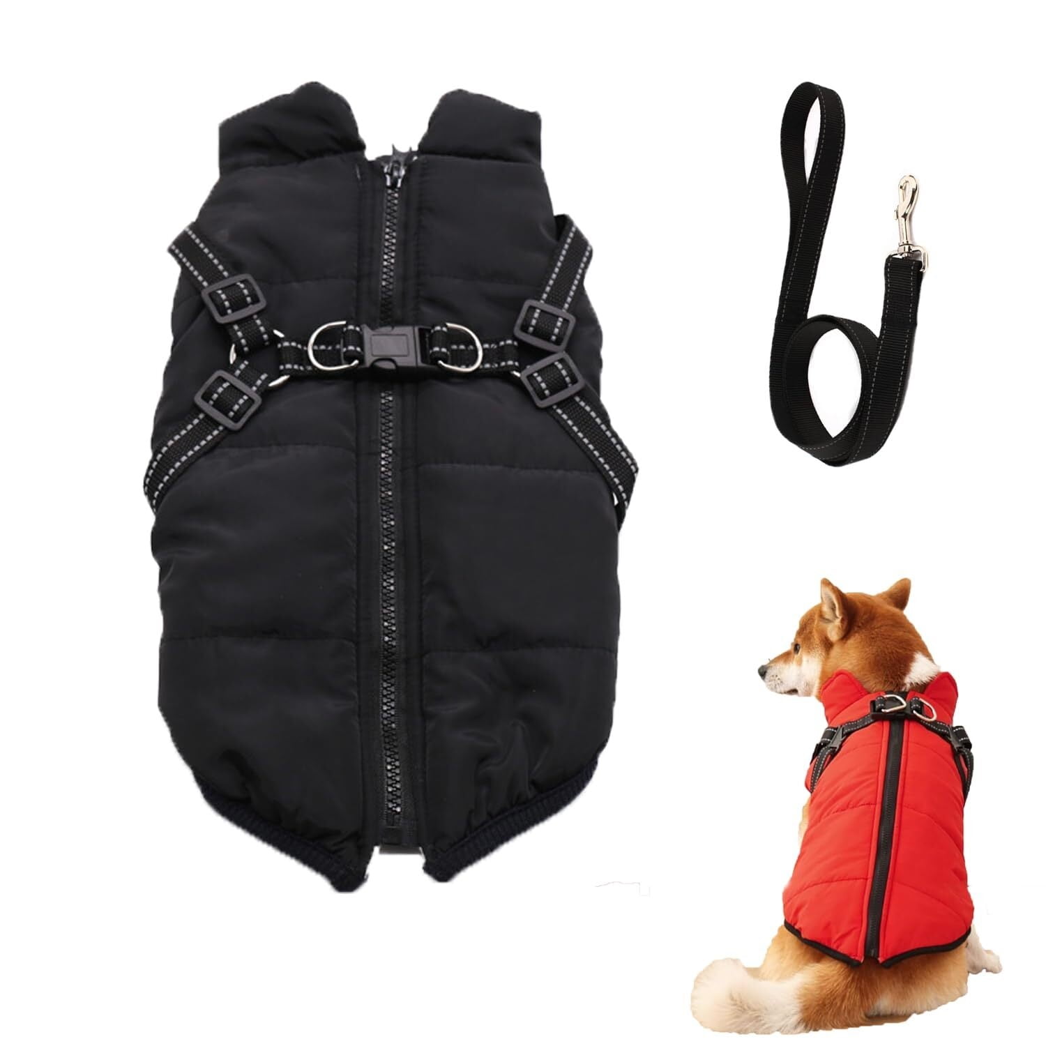 wangqiang Furry King Dog Winter Coat, Dog Snow Jacket, Furryking 3 In 1 Winter Jacket For Dogs ...