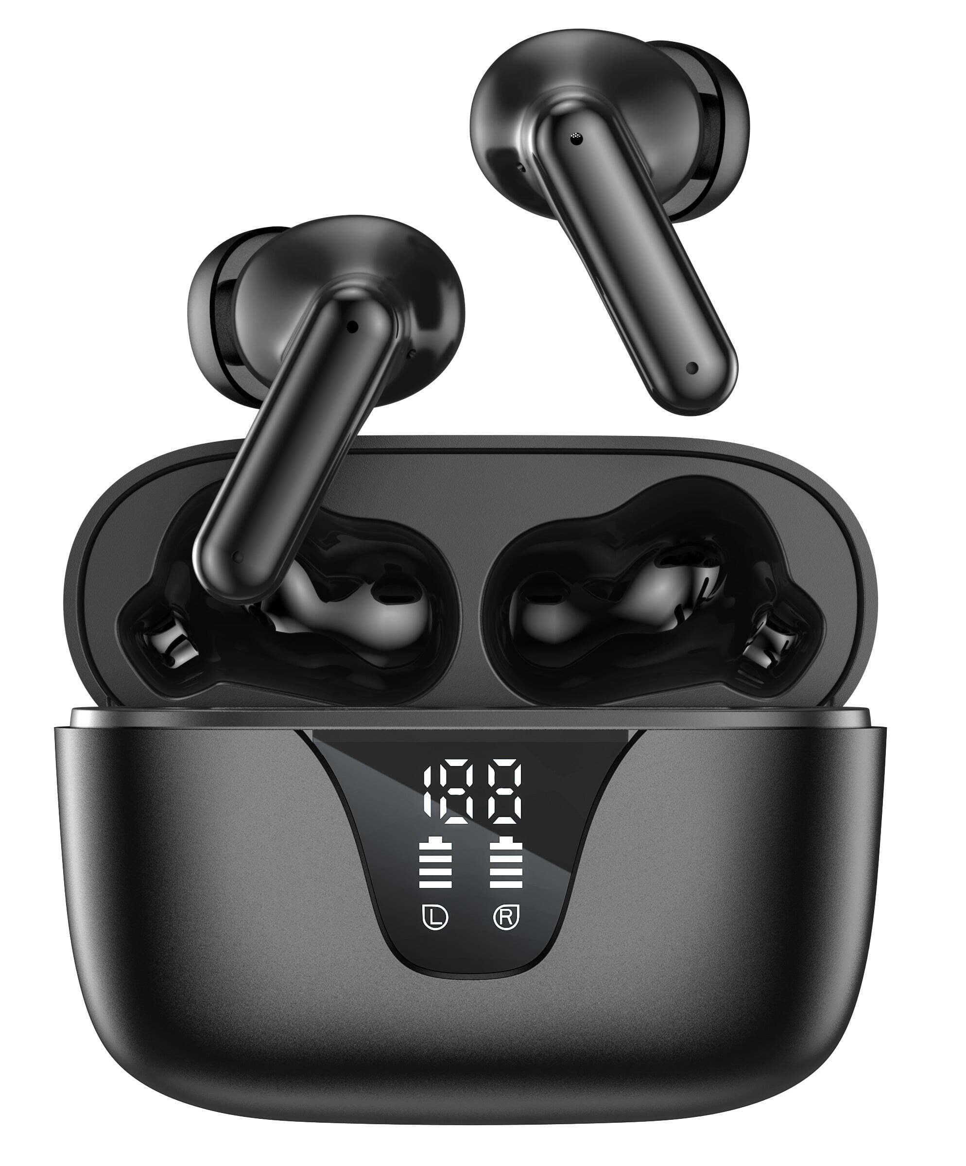 wangqiang Wireless Earbuds, Bluetooth 5.3 Headphones 50H Playtime with ...