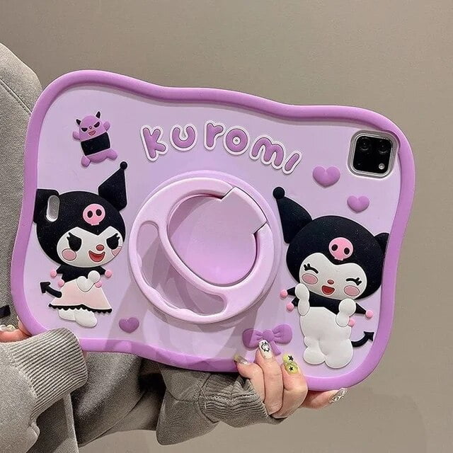 wangyu Sanrio Cute Cartoon Kuromi Y 2k Japanese IPad Protective Case ...