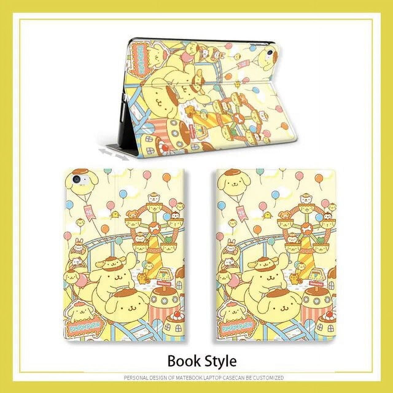 wangyu Sanrio Cute Pom Pom Purin Case For iPad 6th 7th 8th 9th Cover for iPad Pro 11 2021 Mini 6 ...