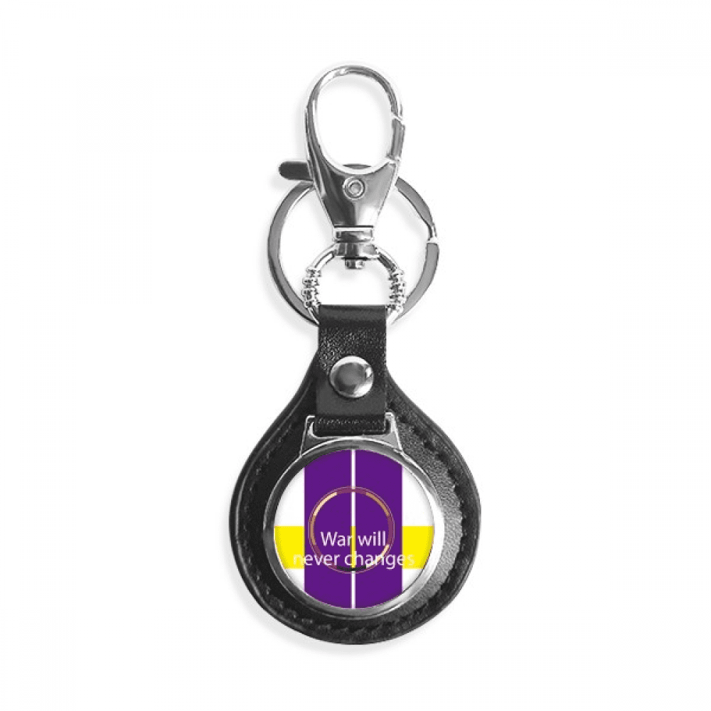 war will never changes art deco fashion key link chain keyholder finder ...
