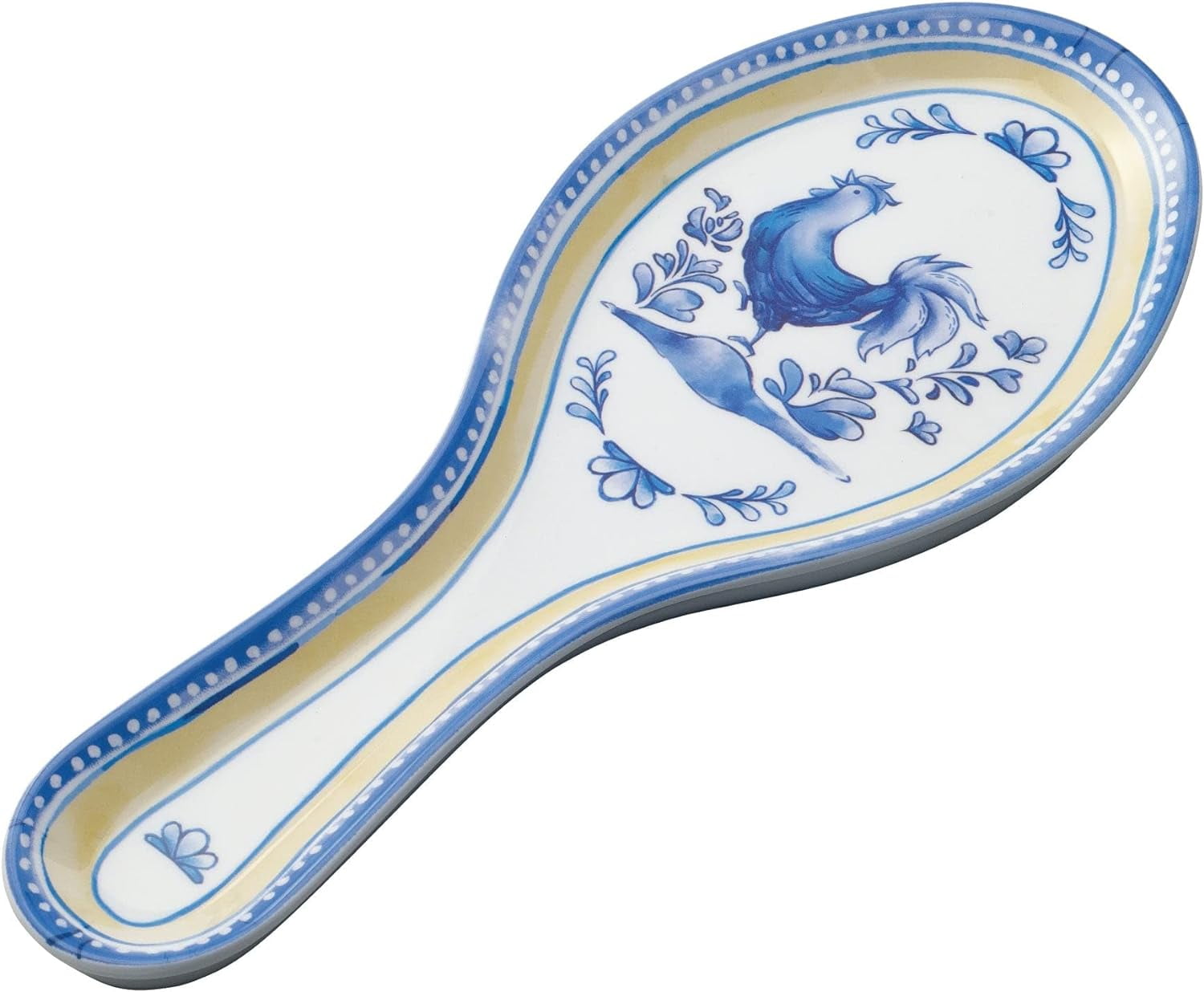 ware Blue Rooster Melamine Spoon Rest, Cooking Spoon Holder for Stove ...