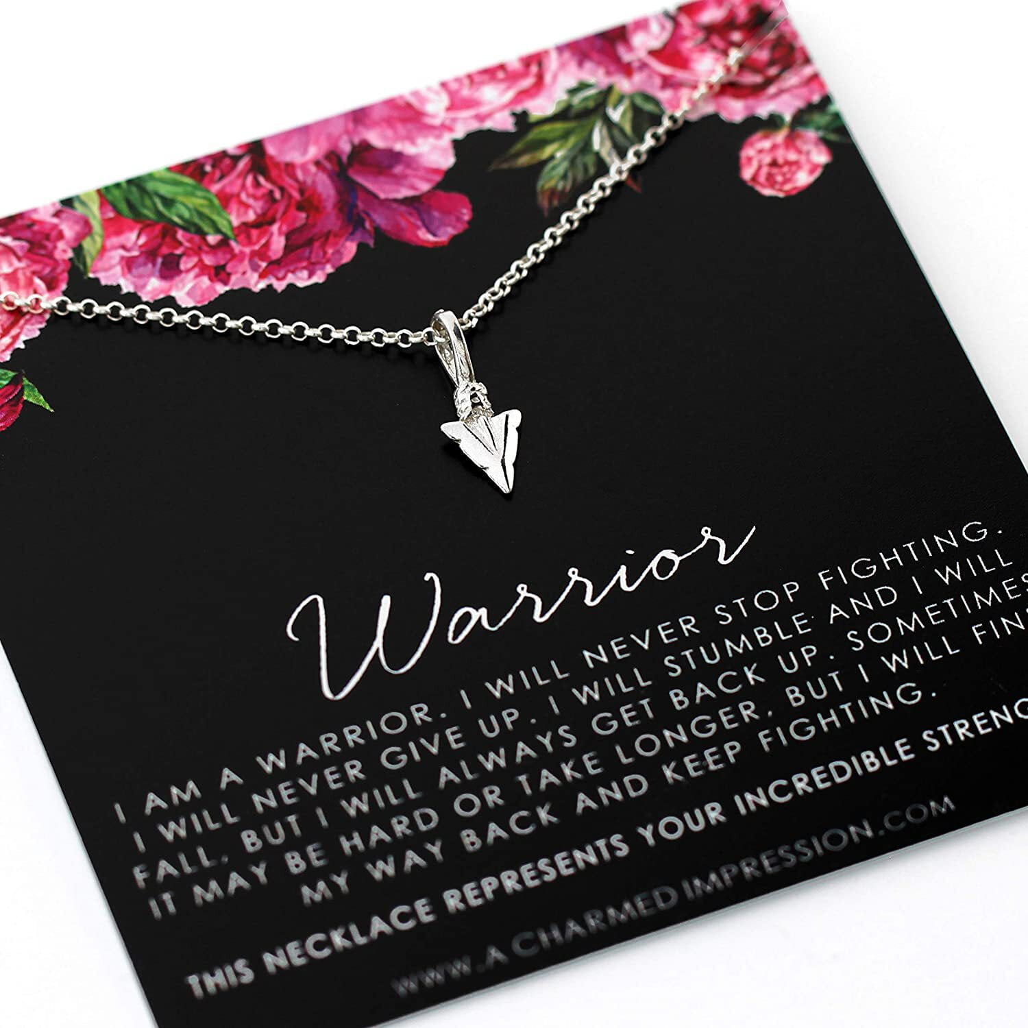 warrior-jewelry-encouragement-gifts-for-women-sterling-silver-arrowhead ...