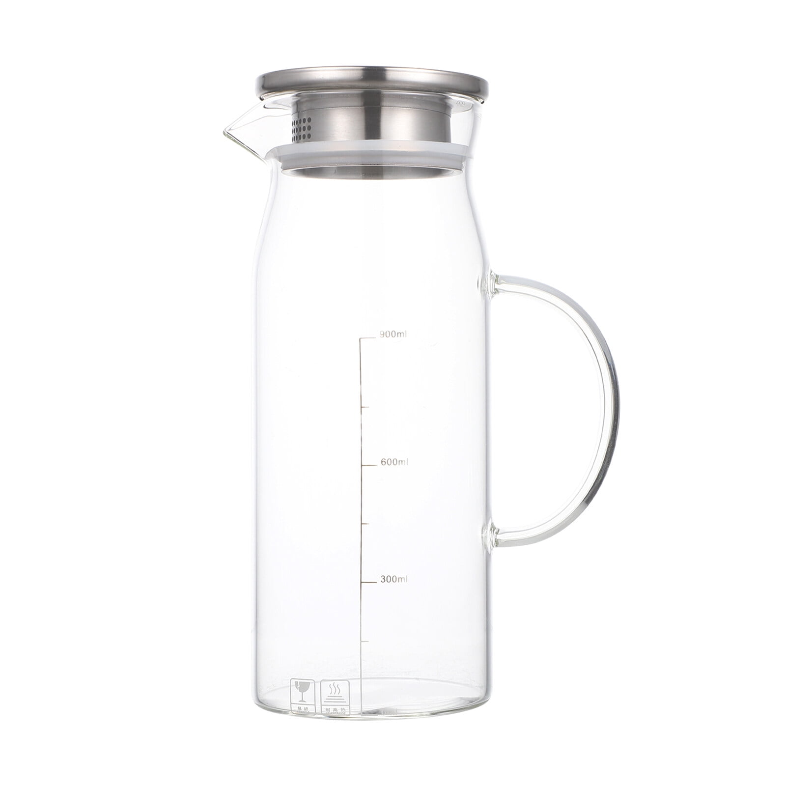 Raindrops Transparent Pitcher Cooling Water Container Hot Tea container ...