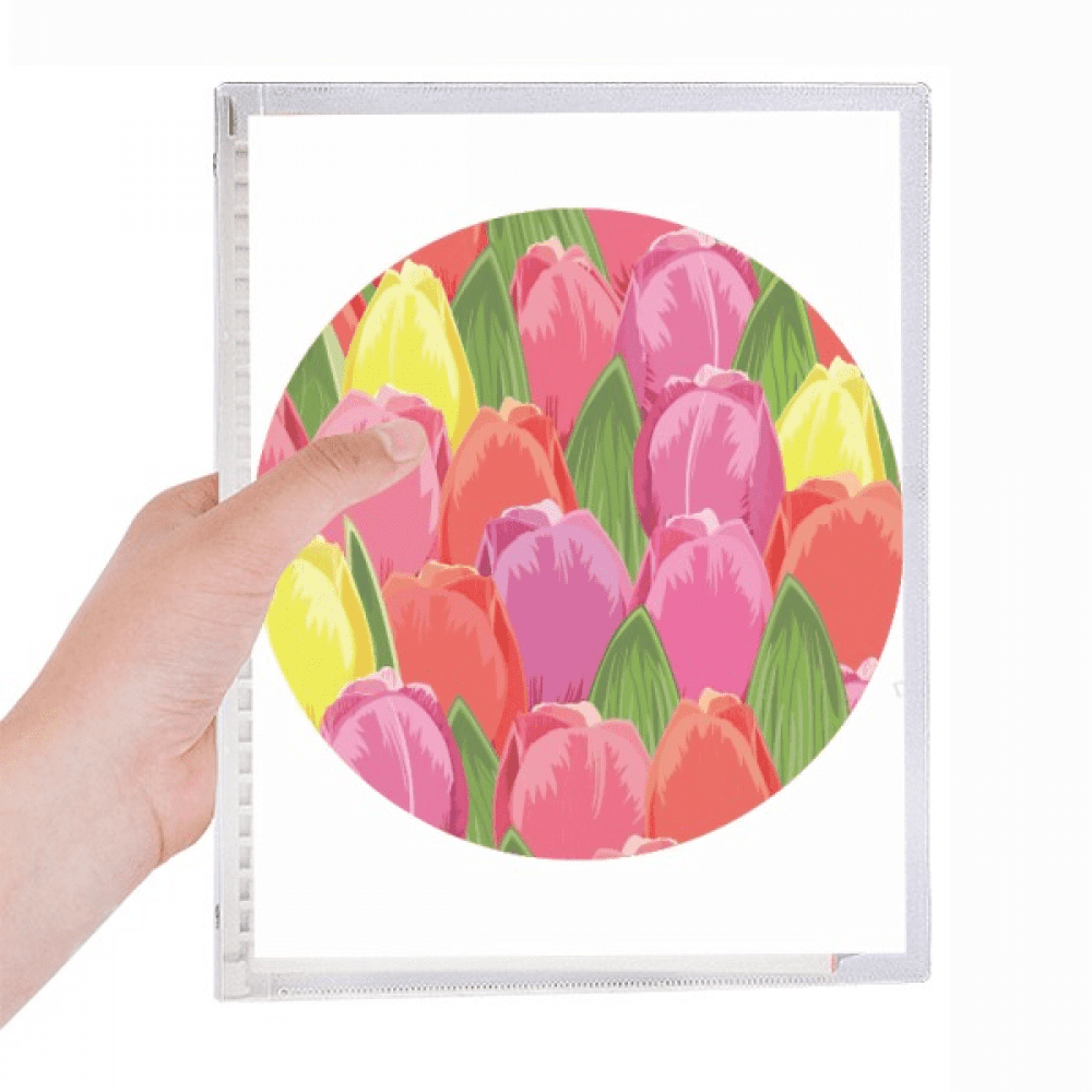 watercolor flower notebook loose diary refillable journal statiry ...