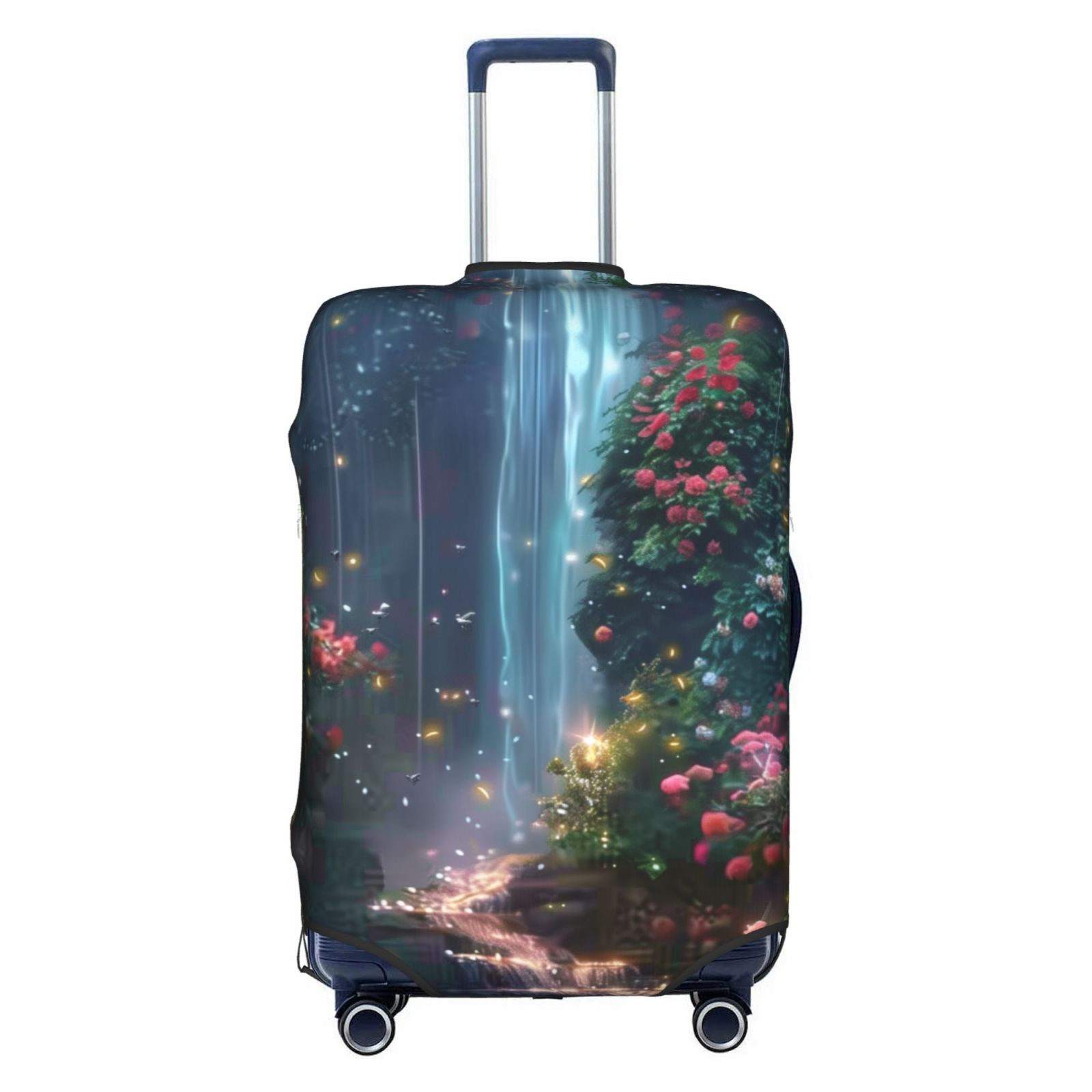 waterfall in mystical forest Trolley s All-inclusive Model Scratch ...