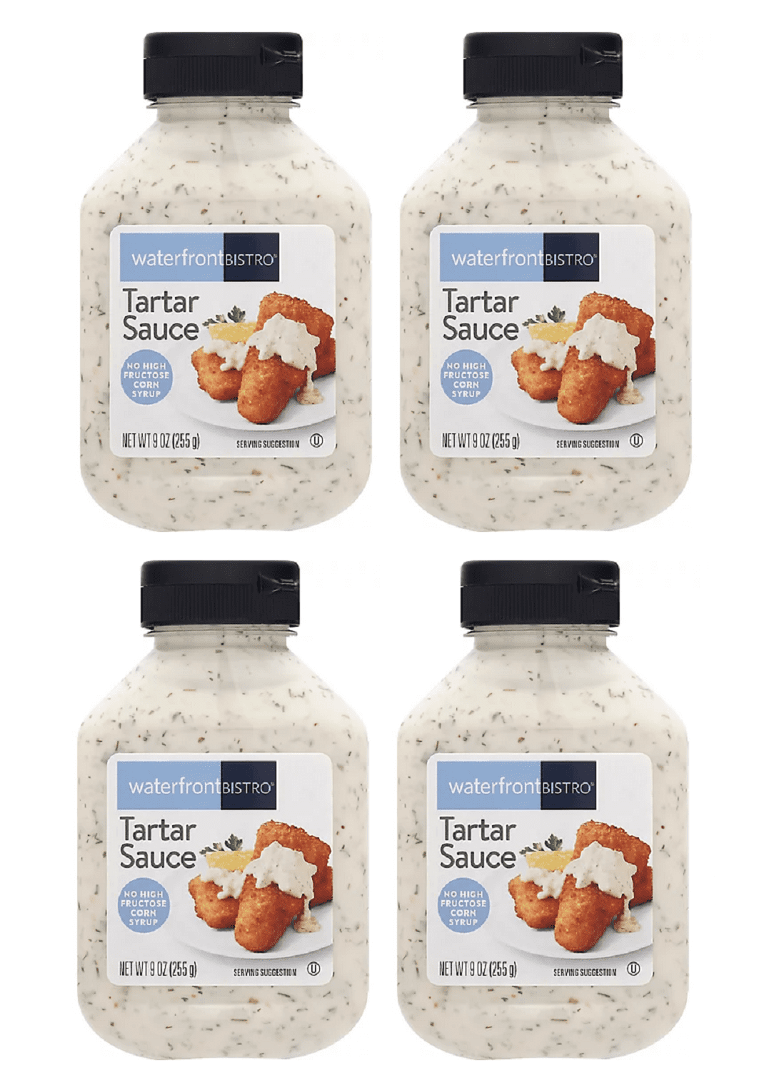 waterfront BISTRO Tartar Sauce - Four (4) Bottles 9oz. (255g) - Walmart.com