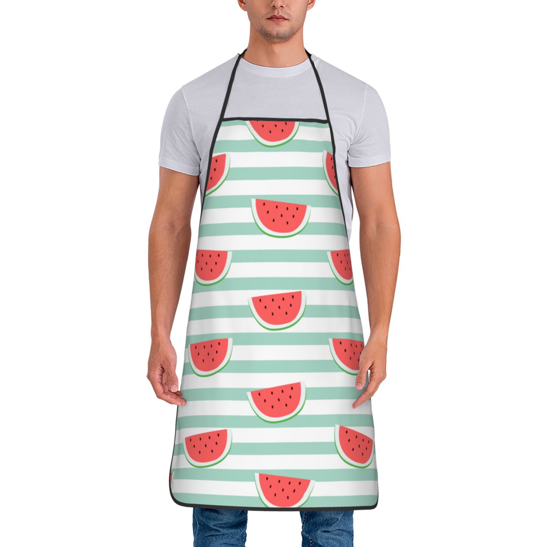 watermelon (4) Aprons for Women Men Waterproof Apron Kitchen Chef ...