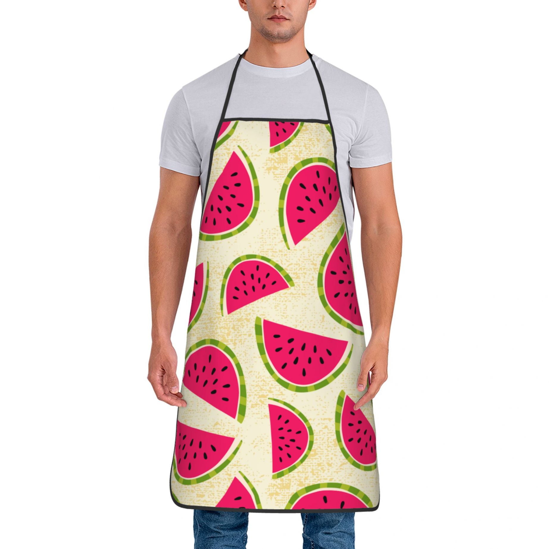 watermelon (48) Aprons for Women Men Waterproof Apron Kitchen Chef ...