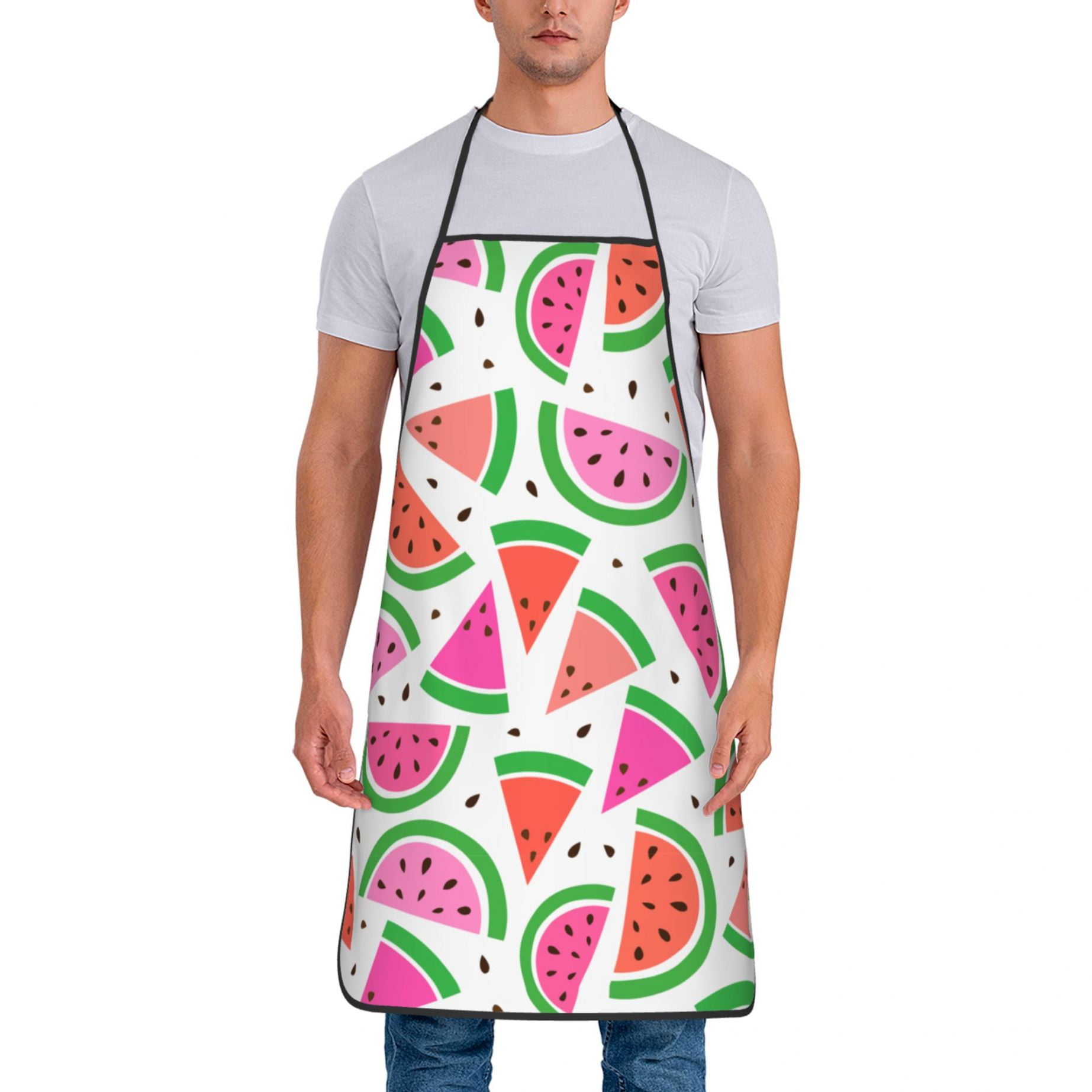 watermelon (50) Aprons for Women Men Waterproof Apron Kitchen Chef ...