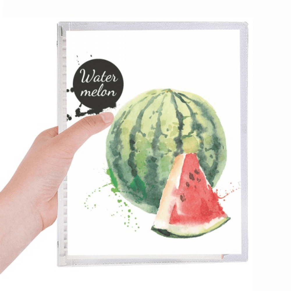 watermelon fruit tasty healthy watercolor notebook loose diary ...