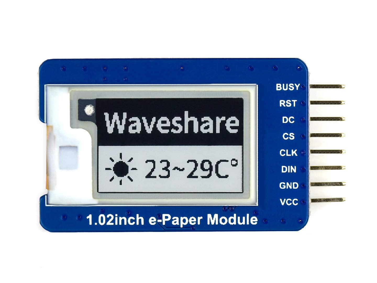 waveshare 1.02inch E-Ink Display RRF12 Module Compatible with Raspberry Pi4B/3B+/3B/2B/B+/A+ ...