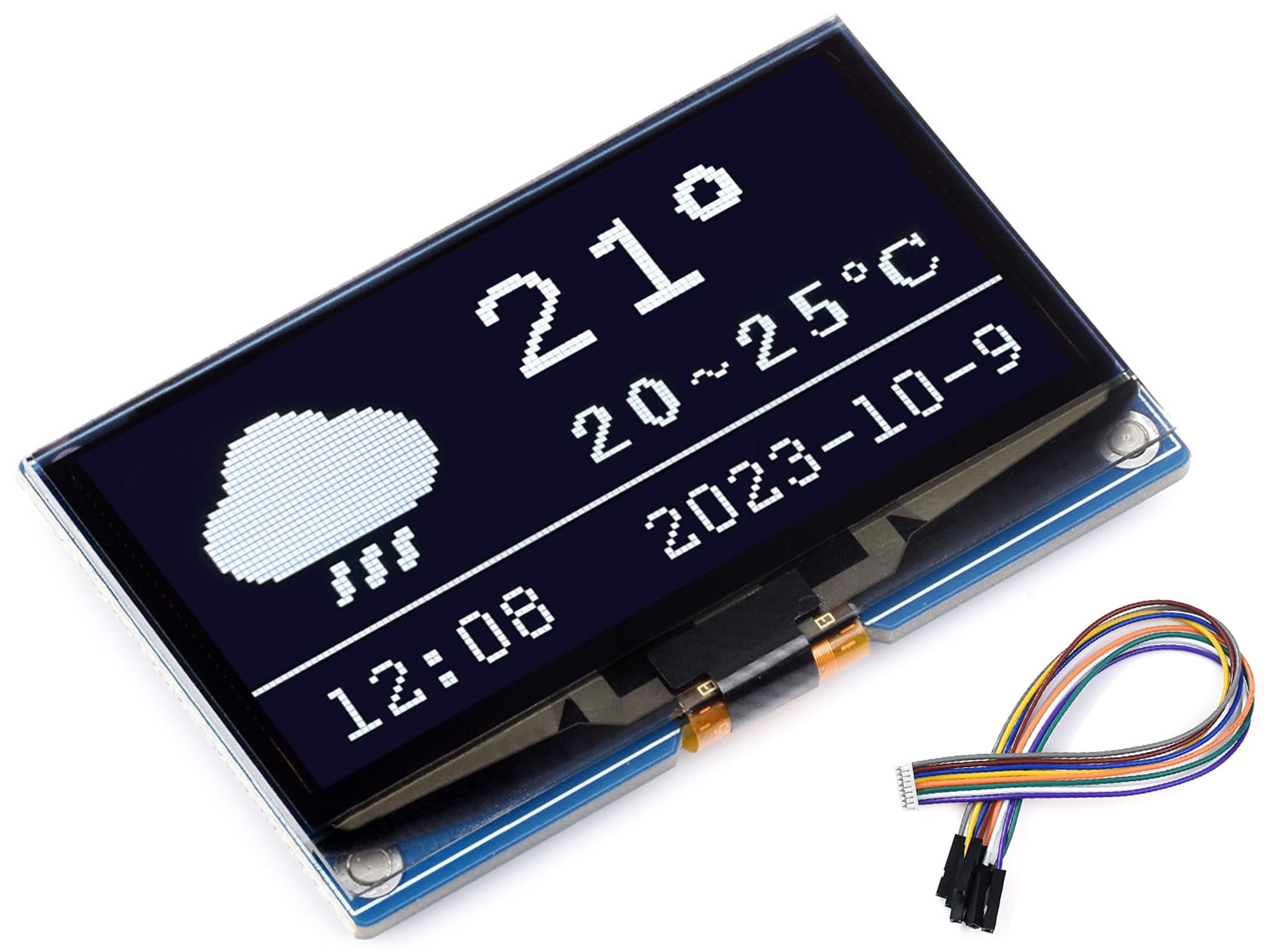 waveshare 2.42inch OLED Display RRF12 Module 128×64 Resolution for Raspberry Pi/forArduino/STM32 ...