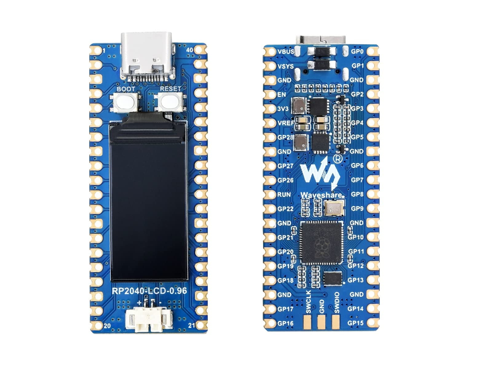 waveshare RP2040-LCD-0.96 Mini RRF12 High-Performance Pico-Like MCU Based on Raspberry Pi ...