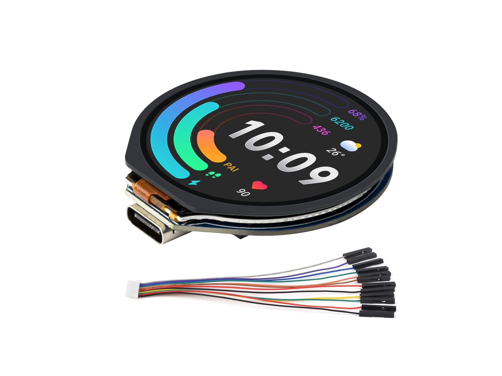 waveshare RP2350 MCU Board SSF20 with 1.28inch Touch Display 240×240 ...