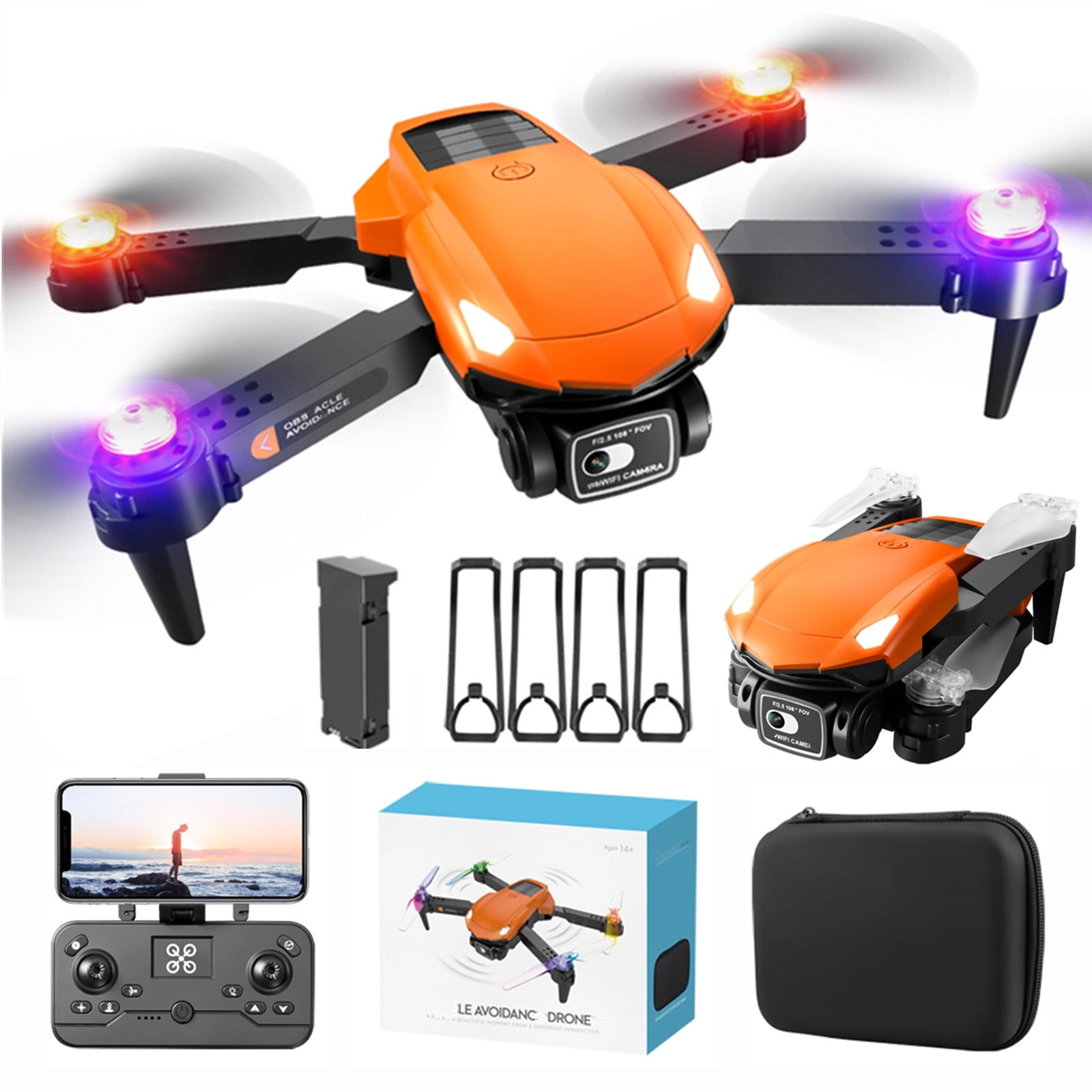 wavsuf Drones with Camera for Kids and Adults 4K HD Camera FPV Remote ...