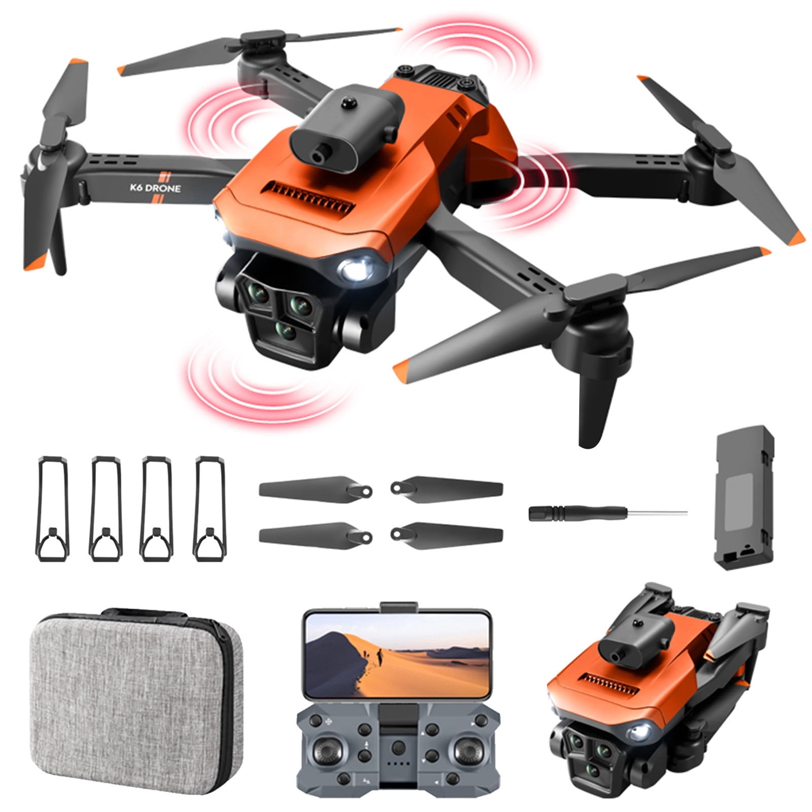 wavsuf Drones with Camera for Kids and Adults FPV Remote Control ...