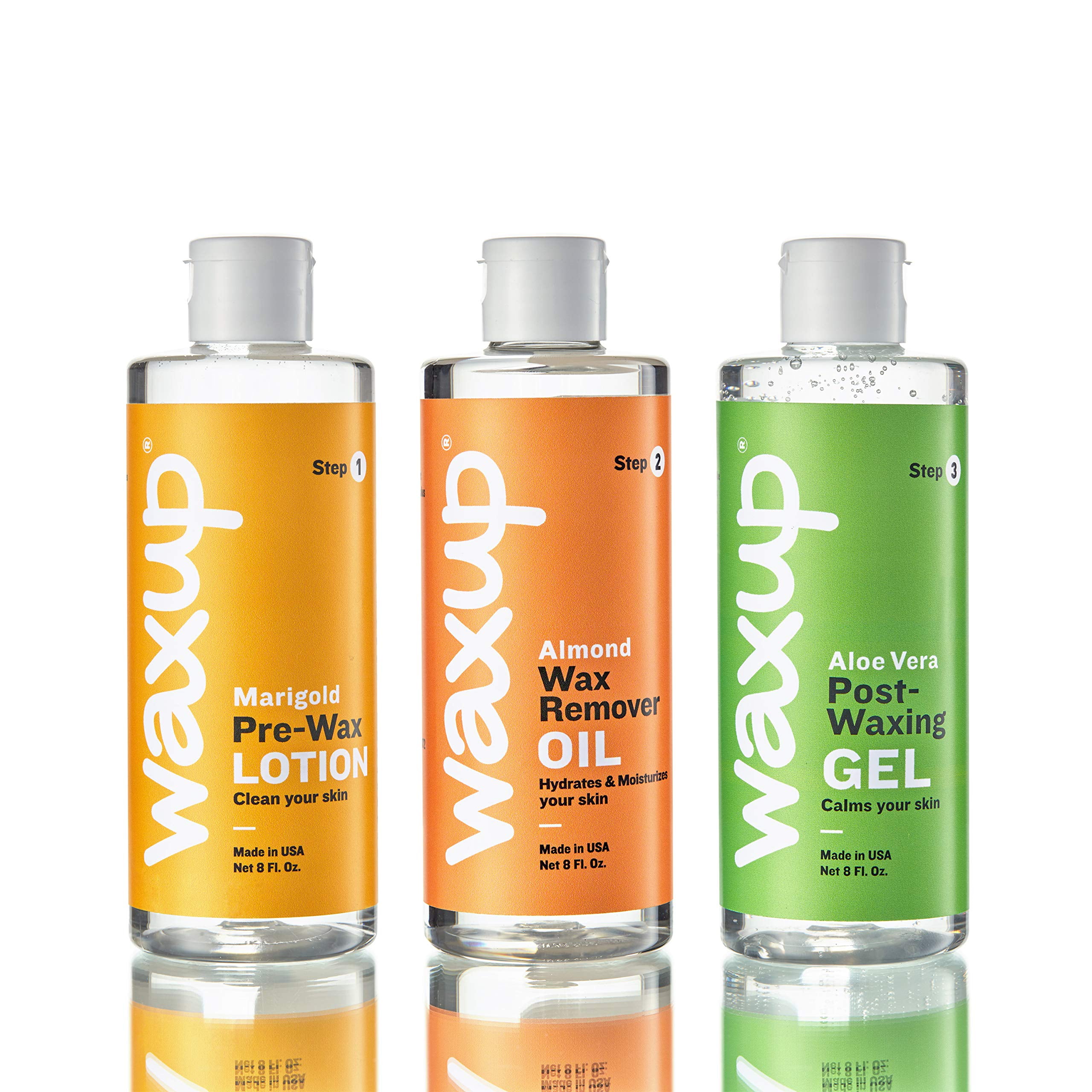 waxup Before And After Waxing Skin Care Kit, Marigold Pre Wax Cleanser ...