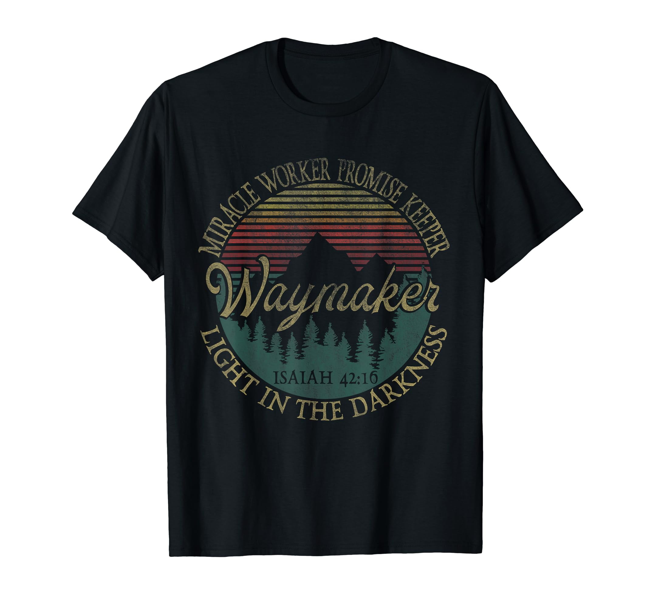 waymaker miracle worker promise keeper faith Bible Christian T-Shirt ...