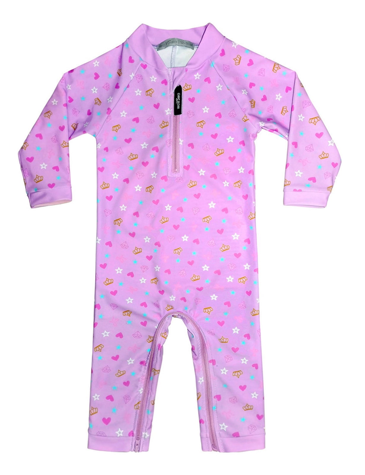 Gerber Baby & Toddler Girl Rashguard & Swim Bottoms Set with UPF 50+, 2 ...