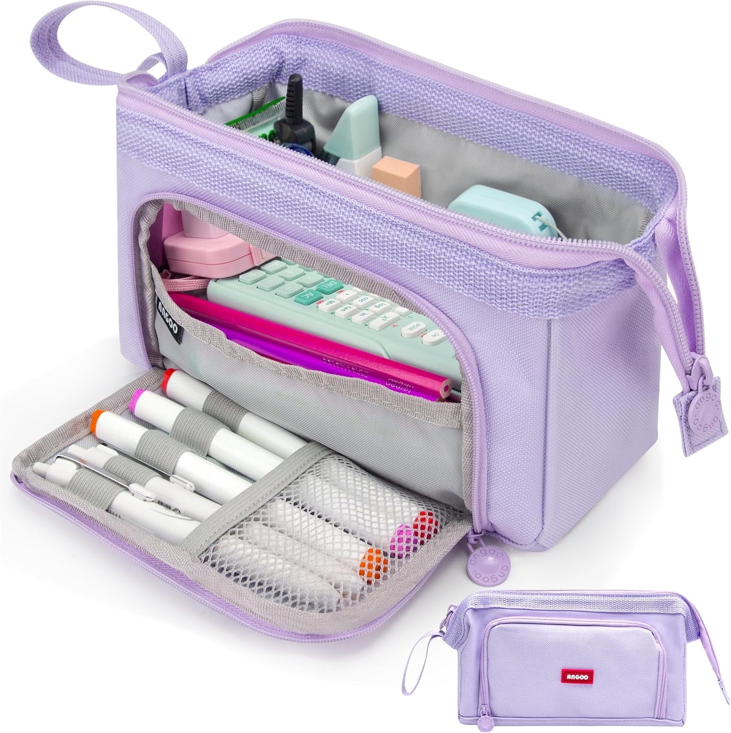 weVSwe Large Capacity Pencil Case for School Supplies - Durable ...