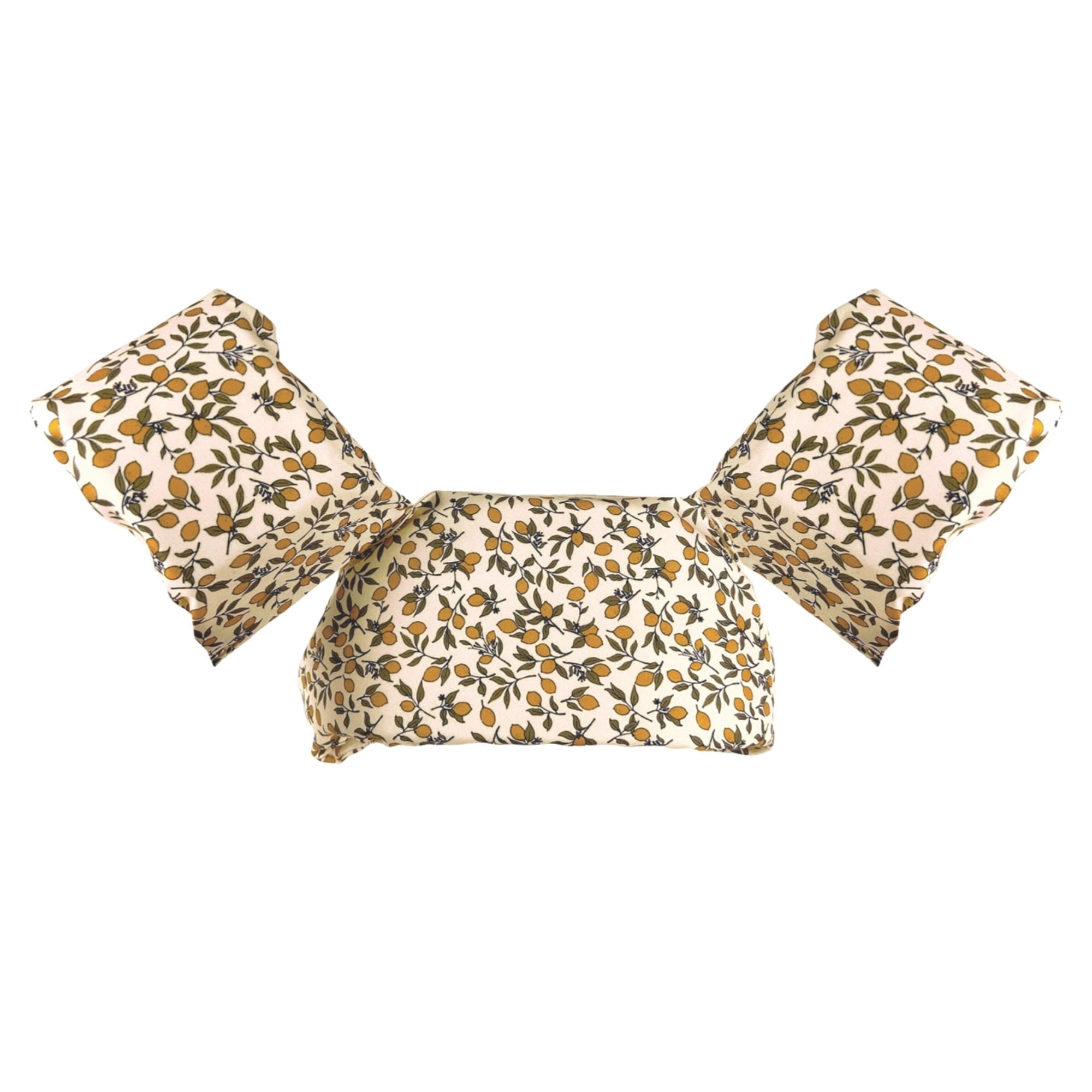 weVSwe Toddler Swim Floaties Vest, Yellow Floral Design, Adjustable, 33 ...