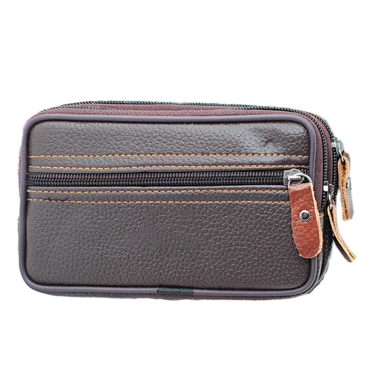 wear belt mobile phone bag Waterproof large capacity PU mobile phone ...