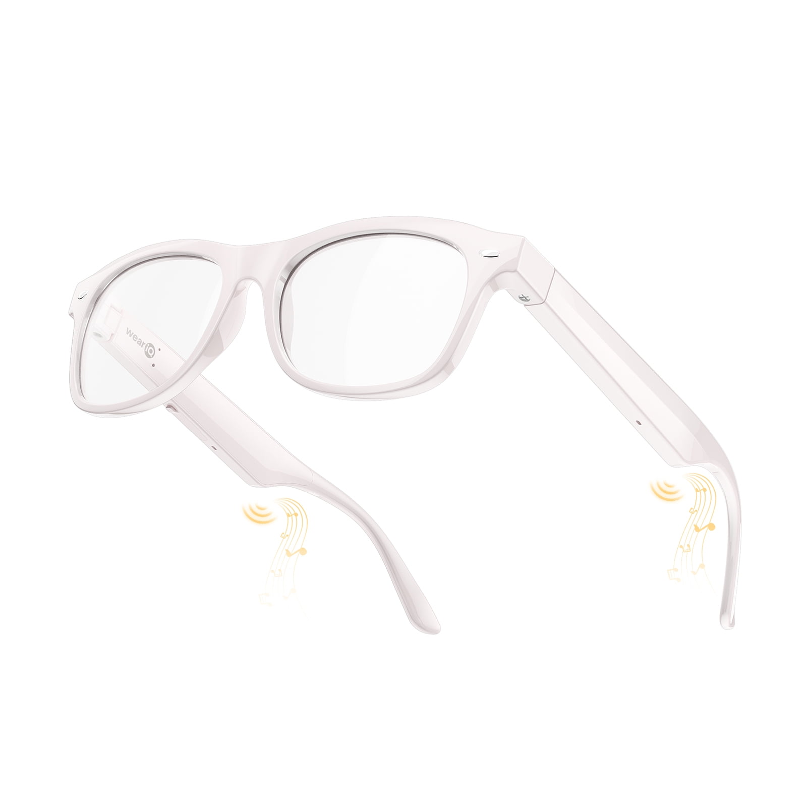 weariQ Smart Audio Glasses- Fashion Pink Polarized Lens, 10H Playtime ...