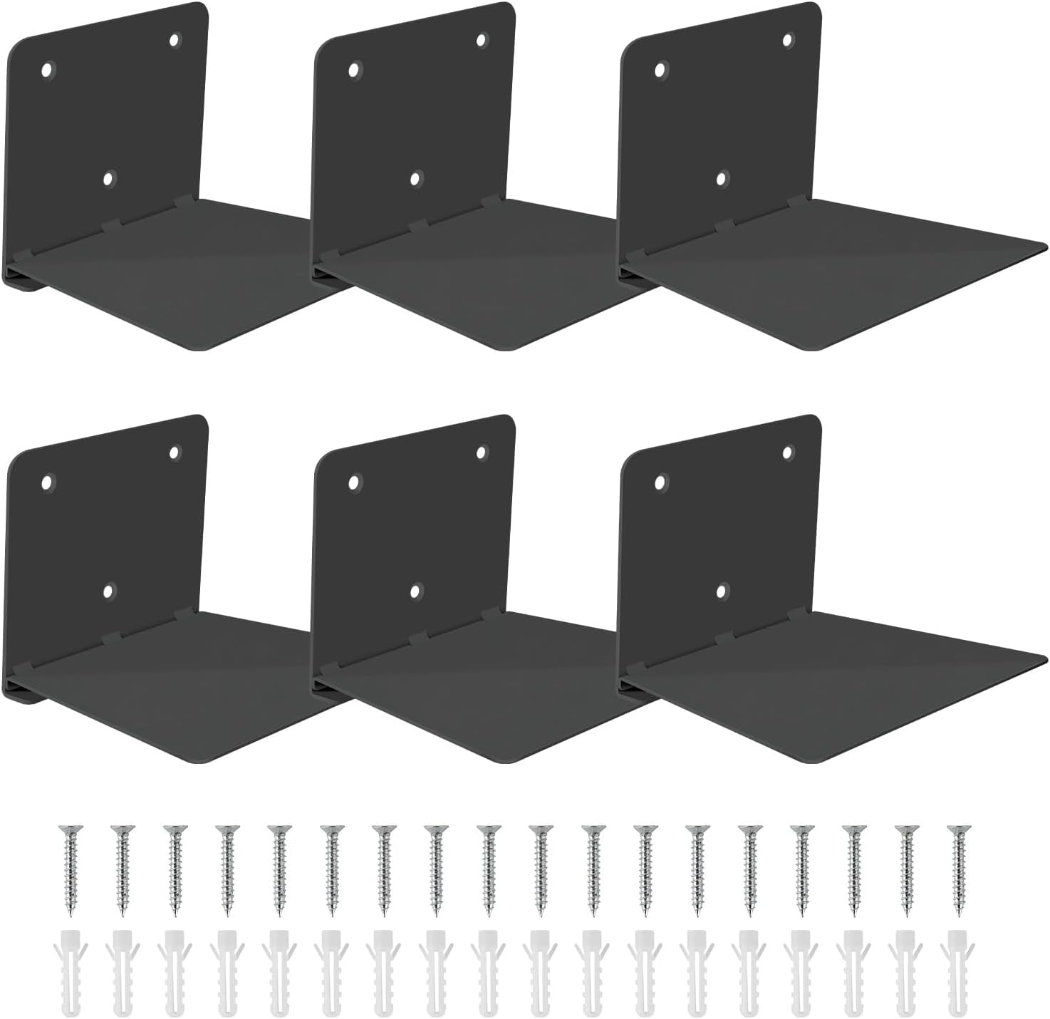 wecgfvo Floating Book Shelves for Wall Wall Mounted Invisible Floating ...