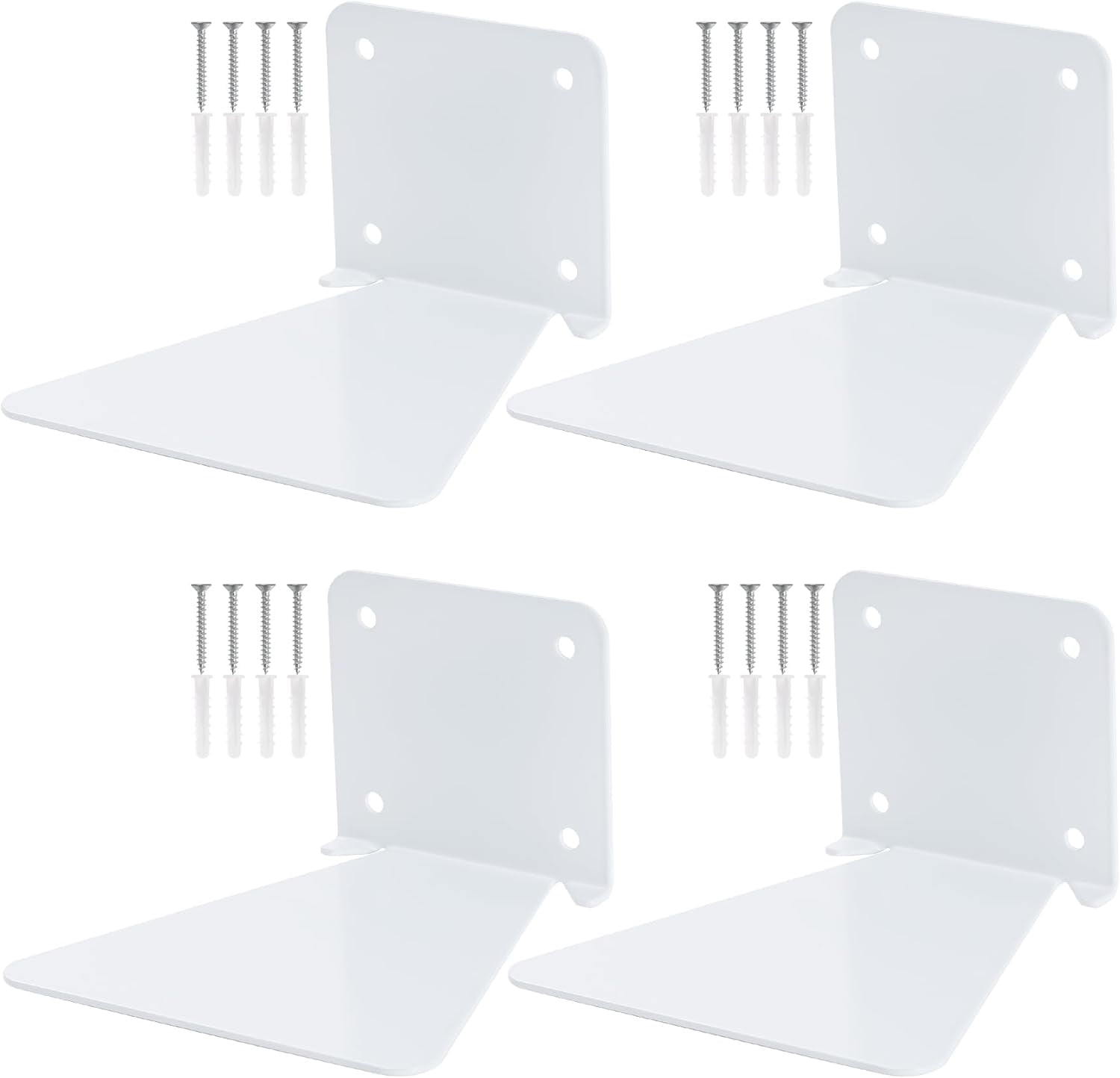 wecgfvo Floating Bookshelves Iron Invisible Floating Shelves Book ...