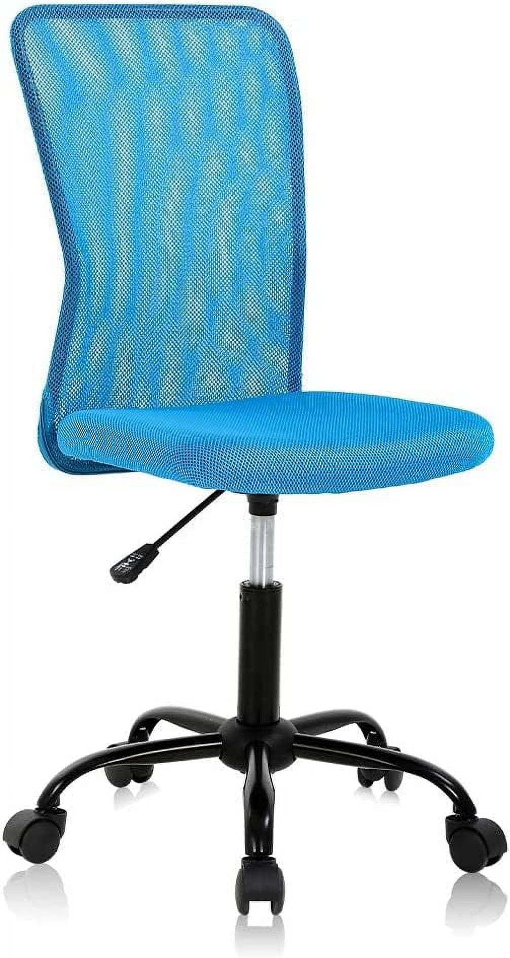wedcxvb Red Mid-Back Mesh Chair - Small Height-Adjustable Swivel Arms ...