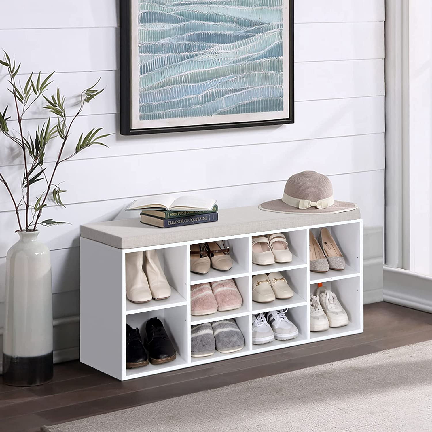 wedcxvb Shoe Storage Bench Shoe Bench Organizer with Shoe Shoe Cabinet ...