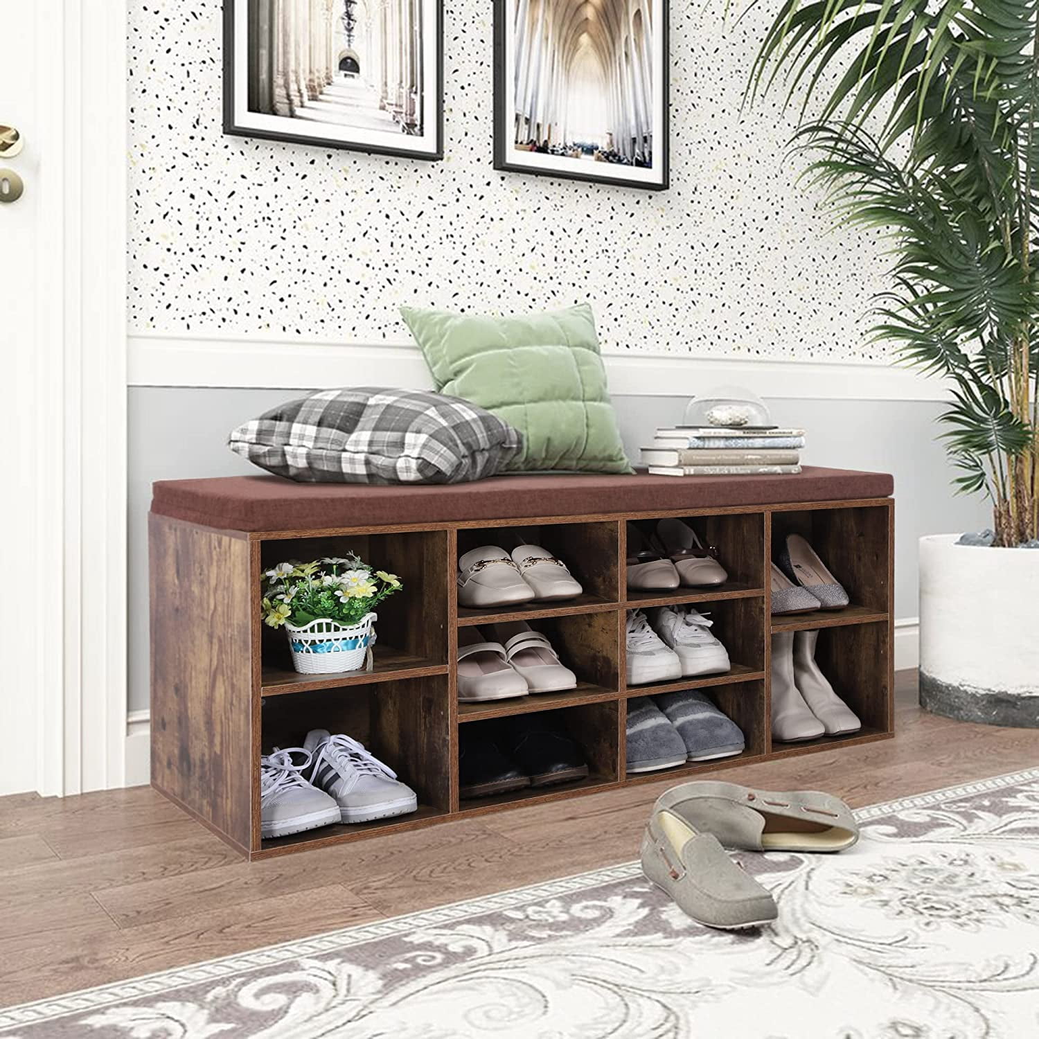 wedcxvb Shoe Storage Bench Shoe Bench Organizer with Shoe Shoe Cabinet ...