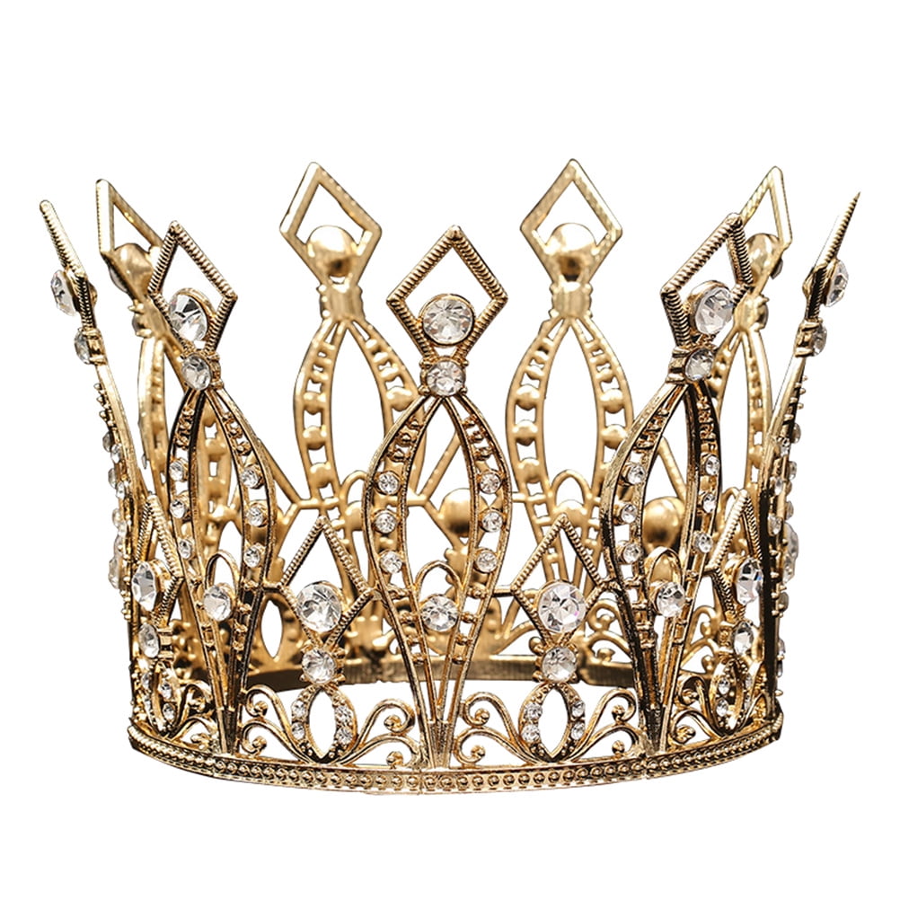 Crown Cake Ornaments Tiara Cake Topper Dessert Decor Bridal Headdress ...