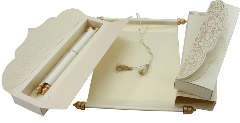 wedding invitation,Scroll card engagement party invitations, birthday ...