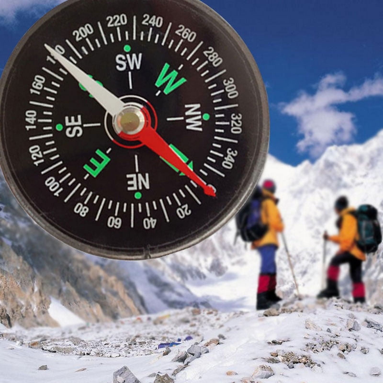 weeee Button Compass Oil Filled Compass Mini Compass Mini Black ...