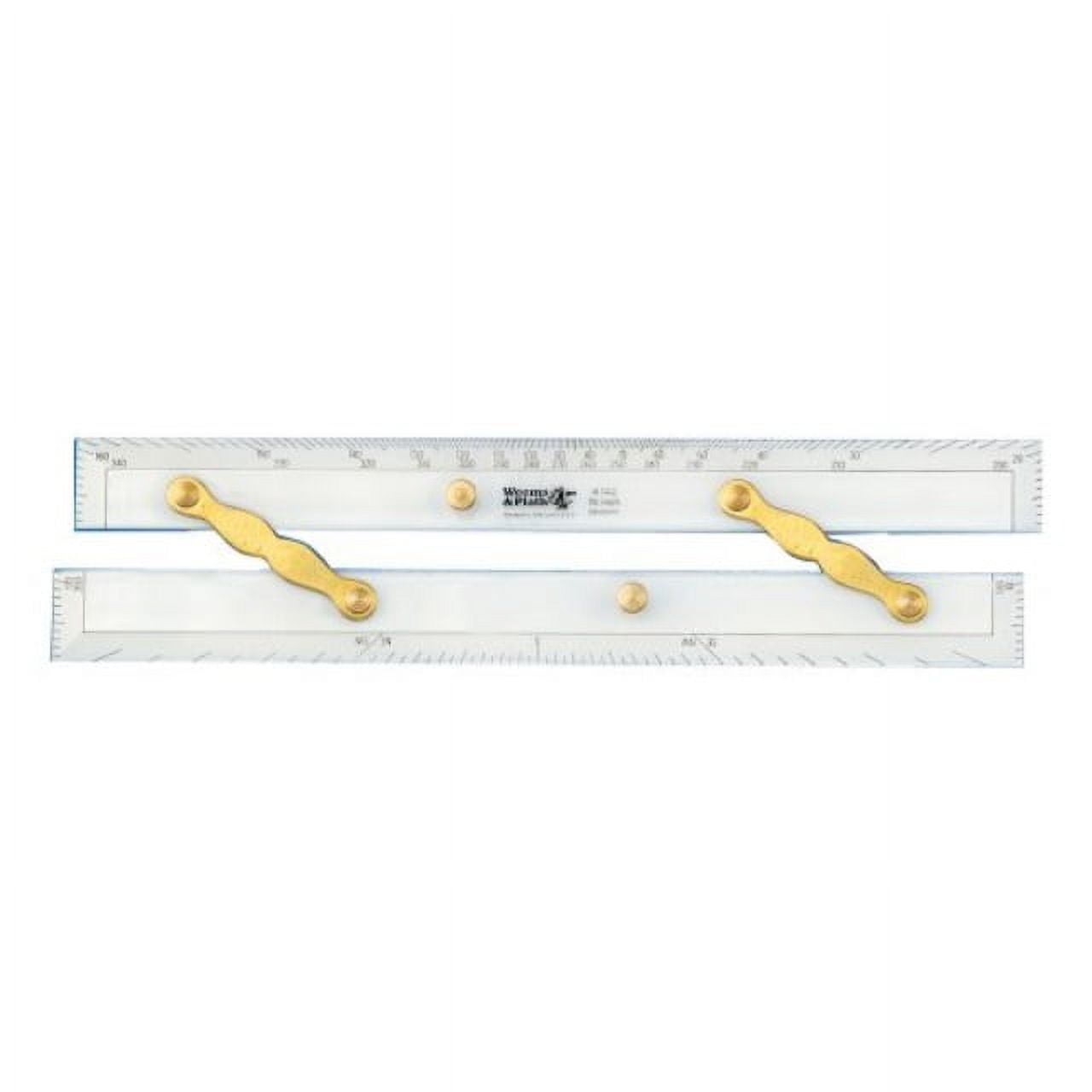 weems & plath marine navigation brass parallel ruler (parallel arms, 15 ...